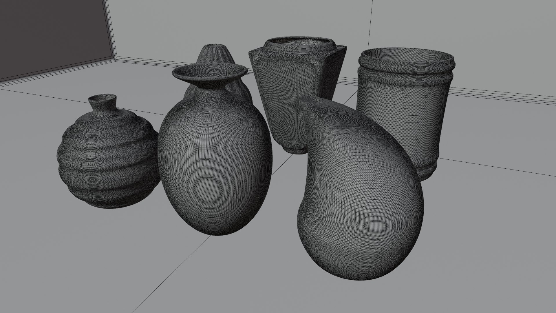 Gold Pottery 3D Model - TurboSquid 2203830