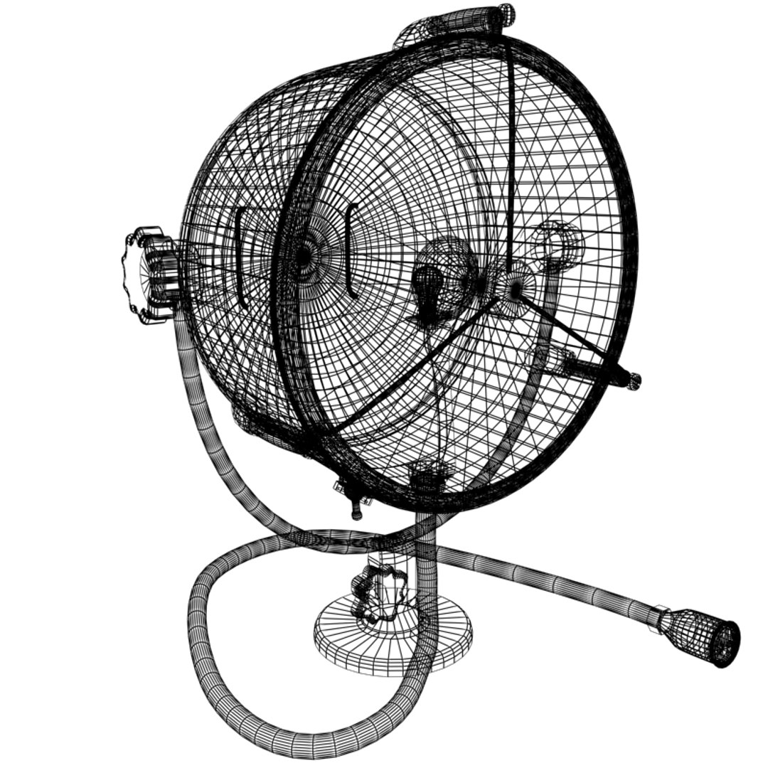 Sea Searchlight V2 3d Obj