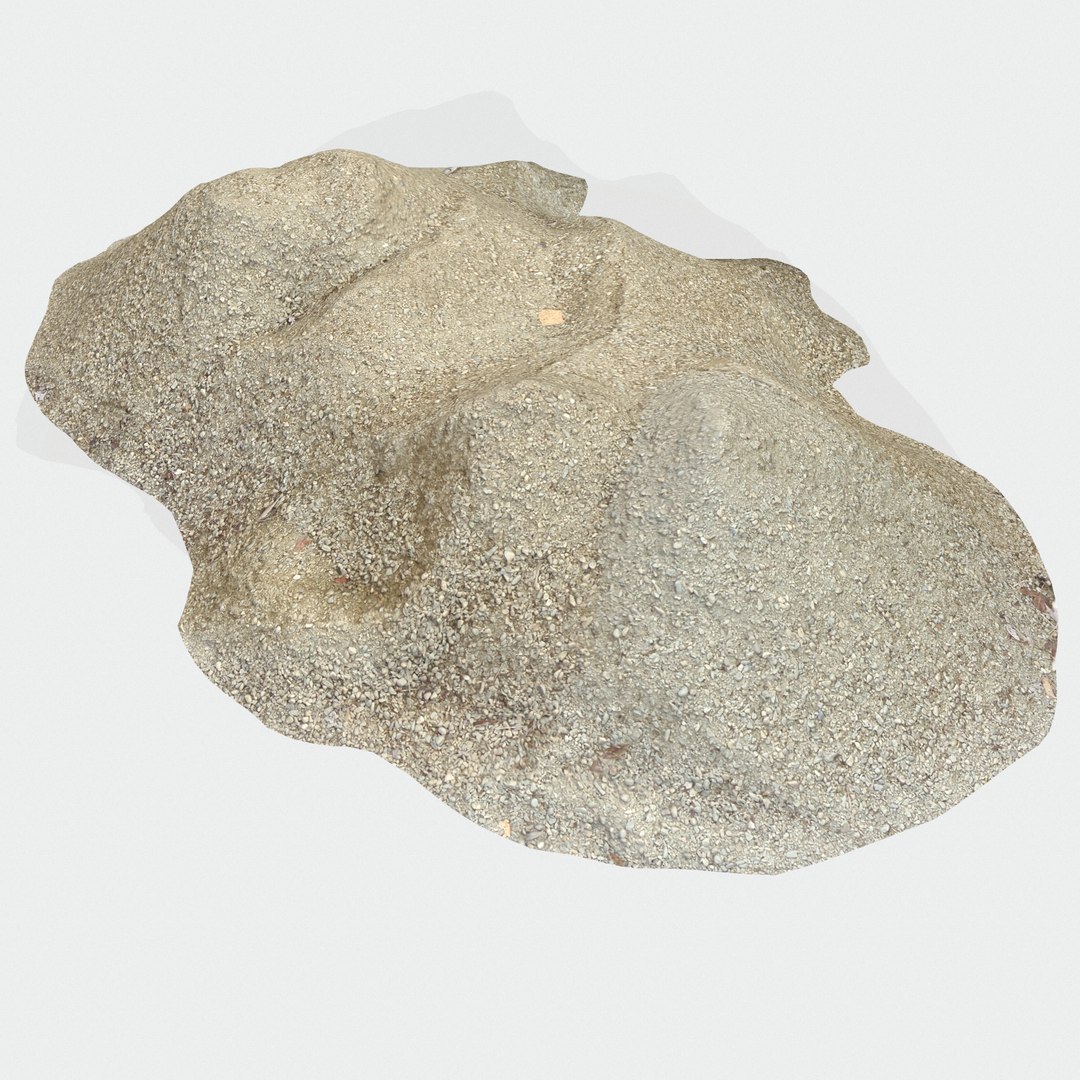 3D Pile Sand Model - TurboSquid 1481287