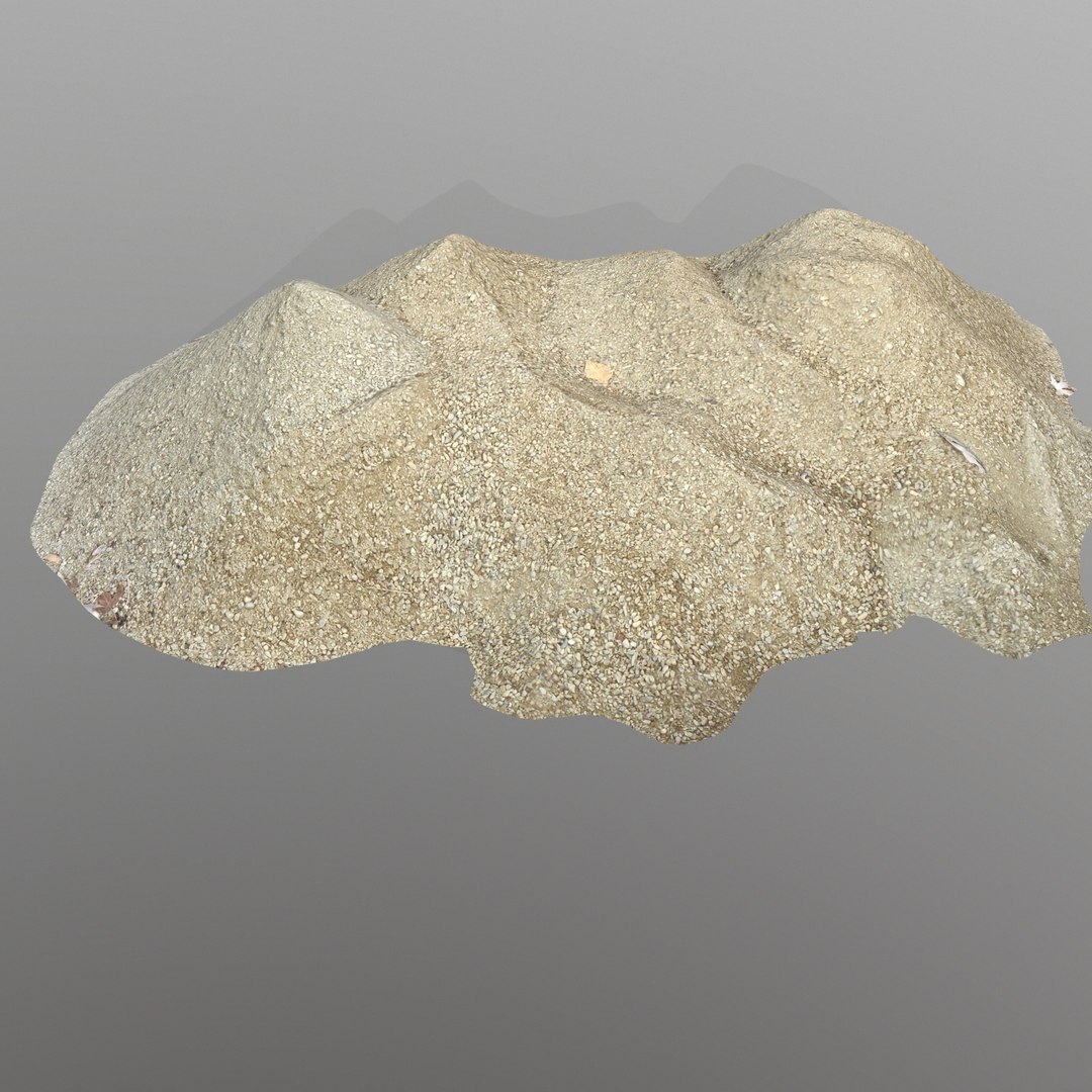 3D Pile Sand Model - TurboSquid 1481287