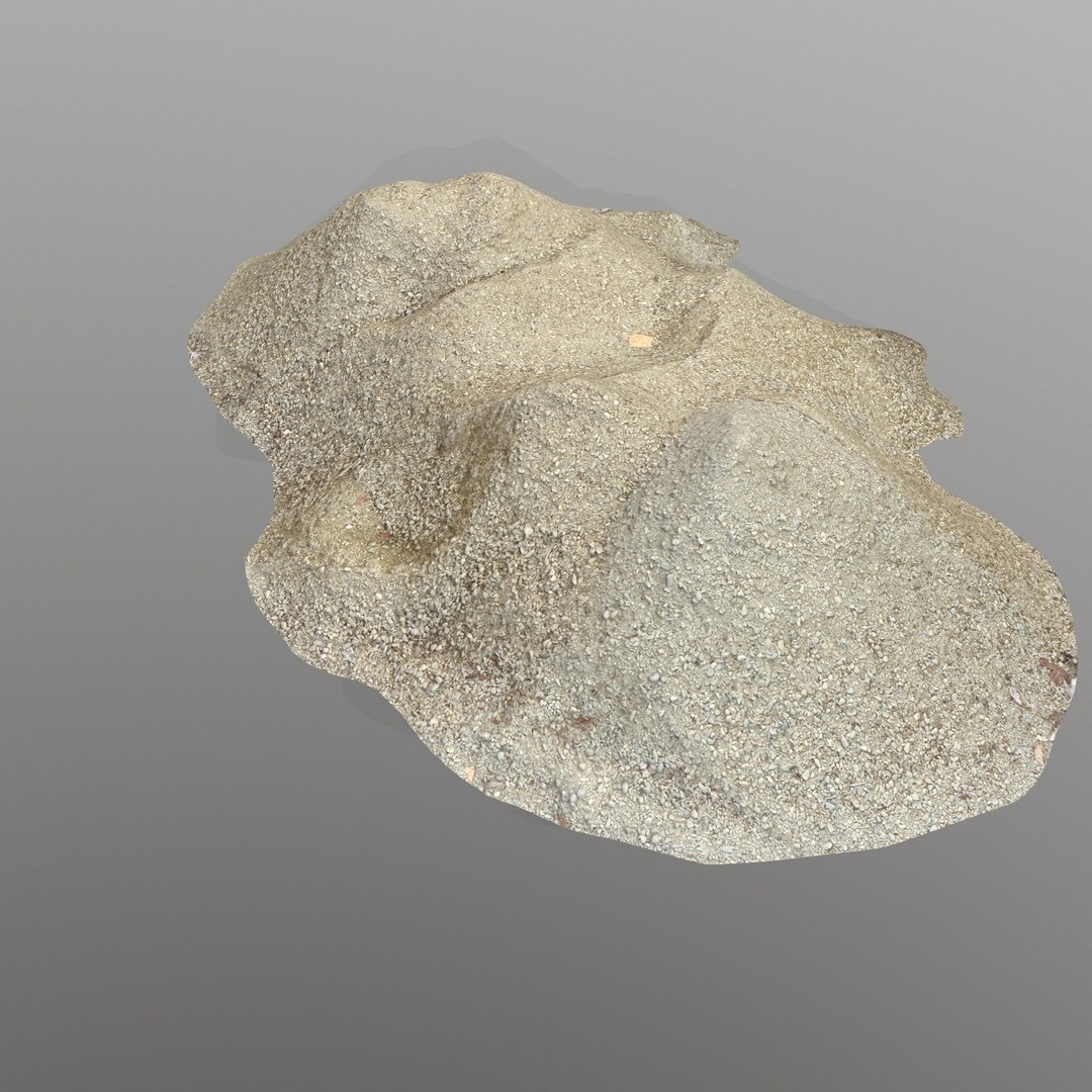 3D Pile Sand Model - TurboSquid 1481287