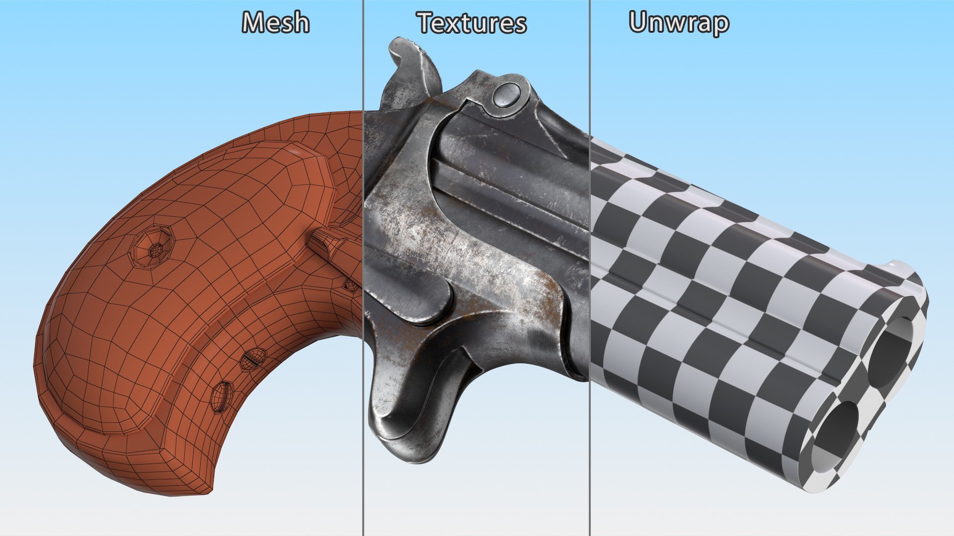 Old Gun Remington Model 95 Model - TurboSquid 1971775