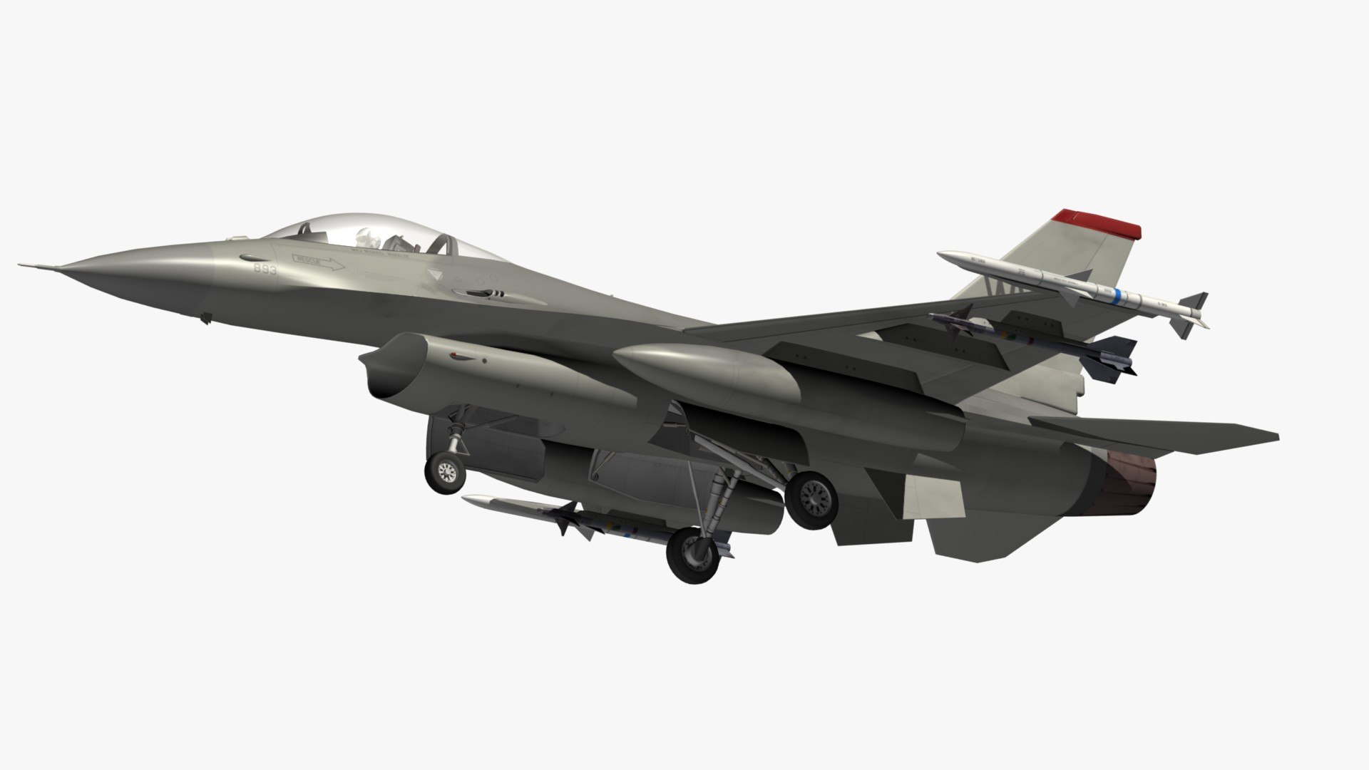 F16c Block 50 3D - TurboSquid 1304522