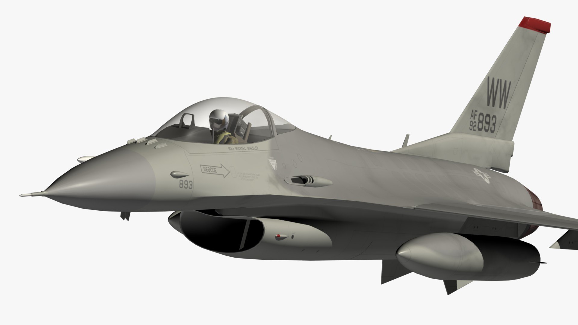 F16c Block 50 3D - TurboSquid 1304522