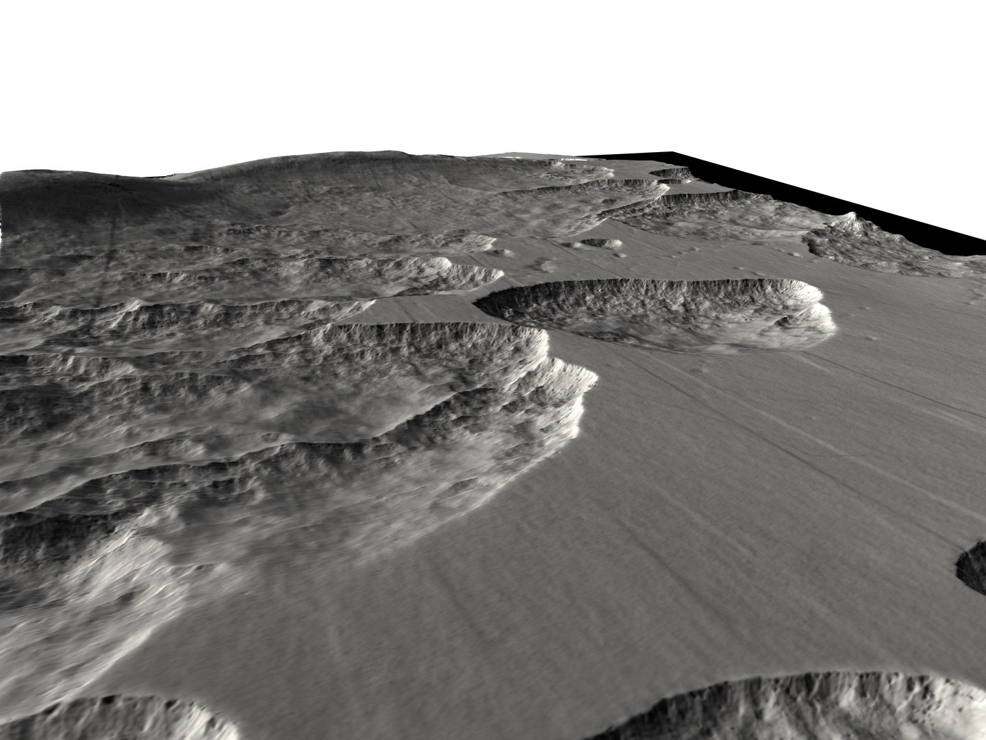 3D MARS VR - Crater in Amphitrites Patera model - TurboSquid 1969562