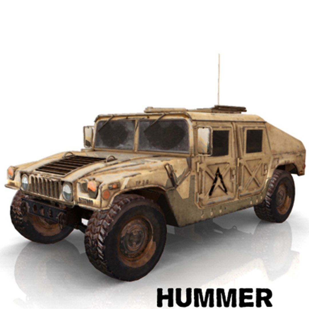 3d Military Hummer