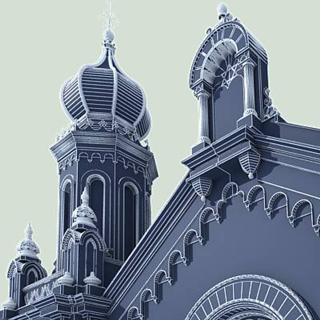 Jewish Synagogue 3d 3ds