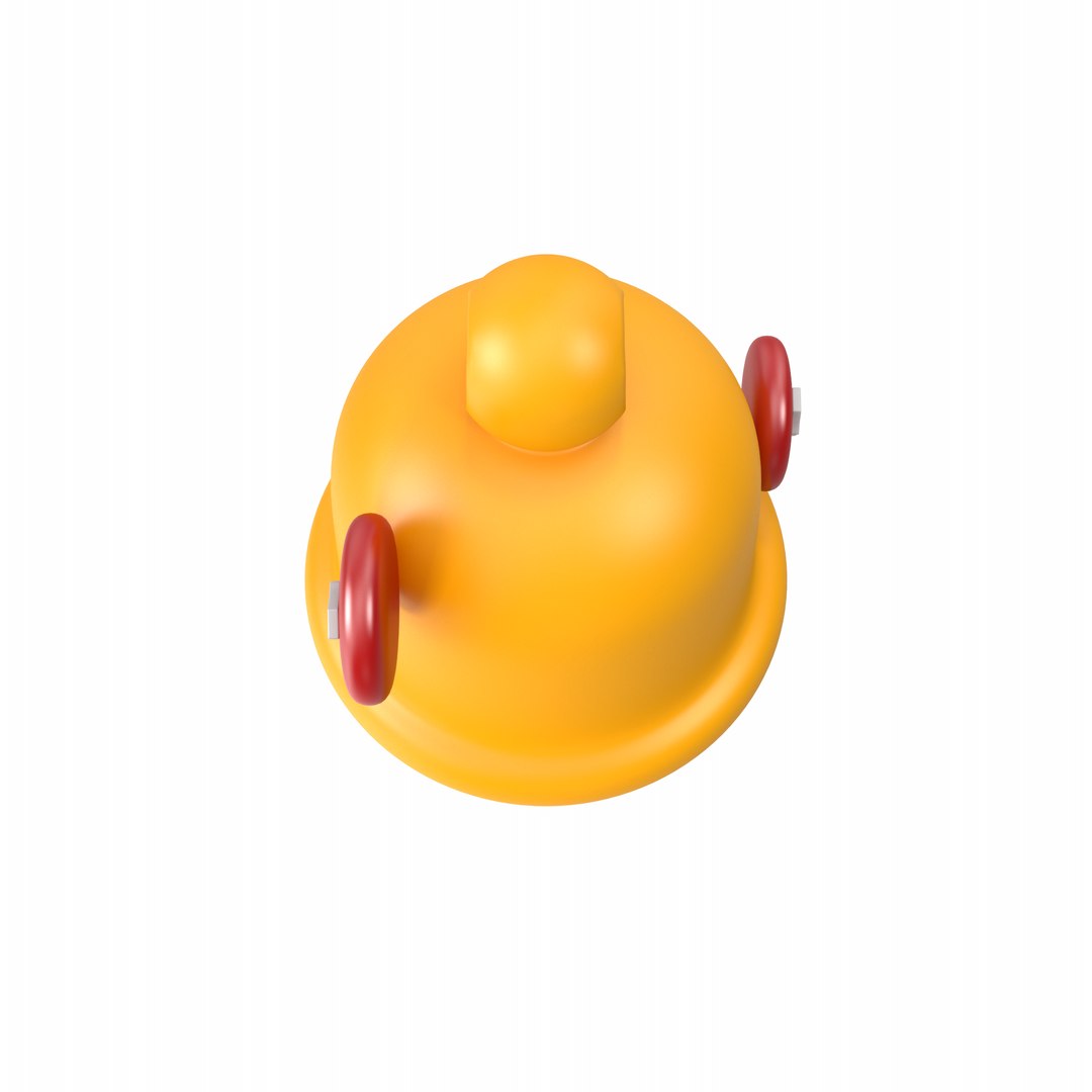 3D Notification Bell Cartoon Model - TurboSquid 2266984