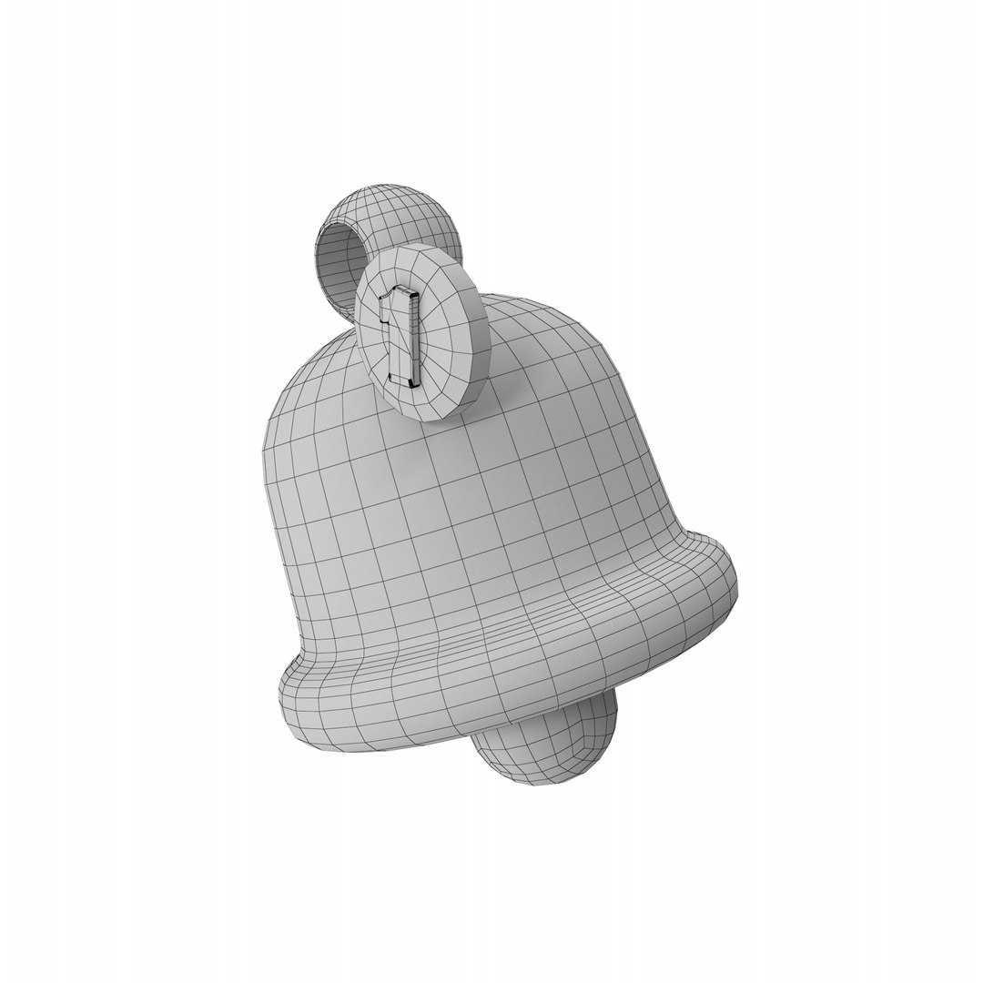 3D Notification Bell Cartoon Model - TurboSquid 2266984