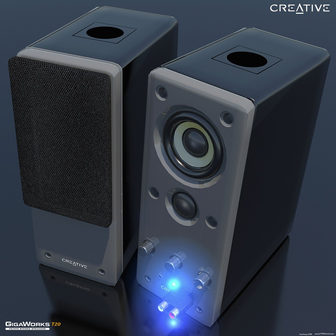 3d model creative gigaworks