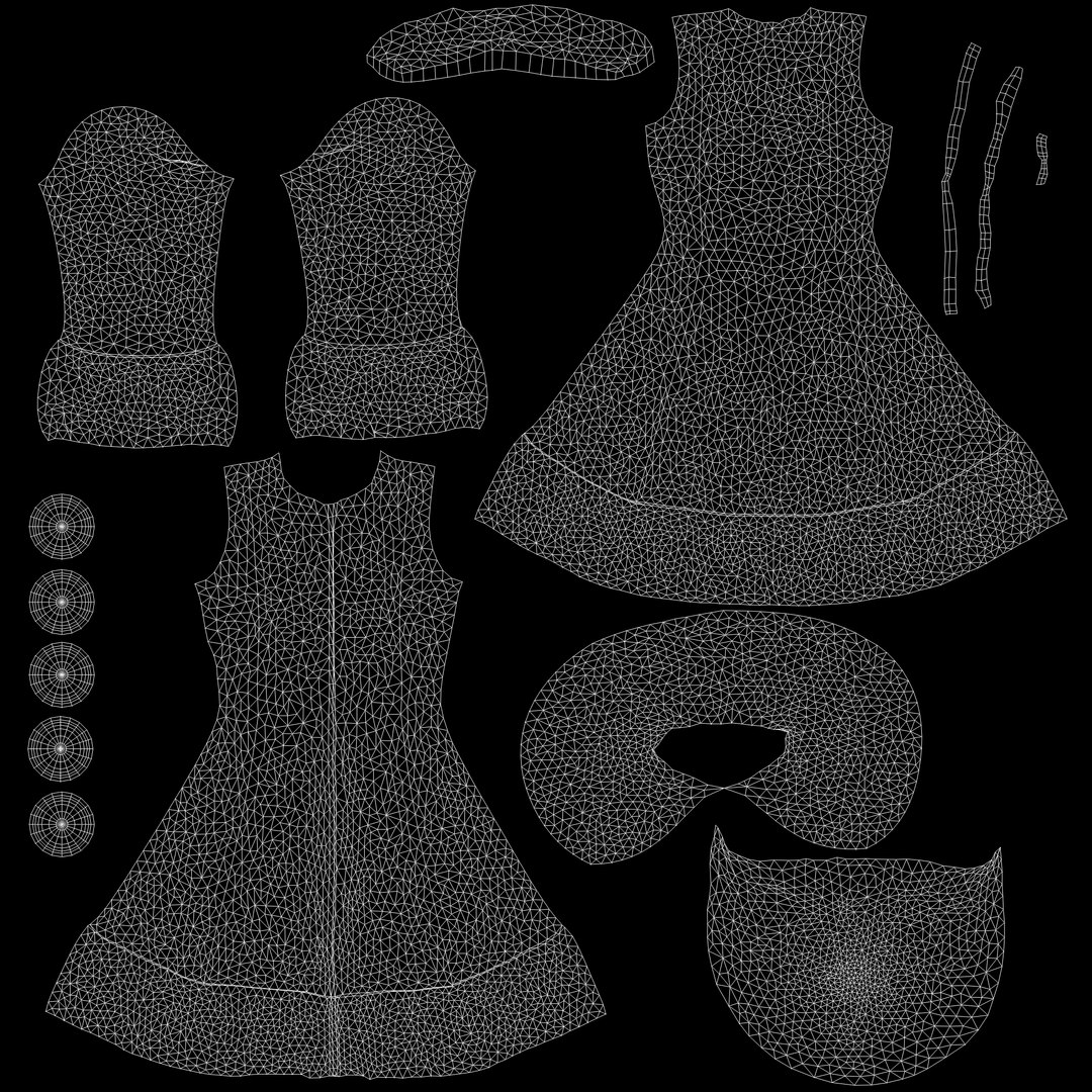 3D Heavy Wool And Fur Coat With Hood Cape - TurboSquid 1905417