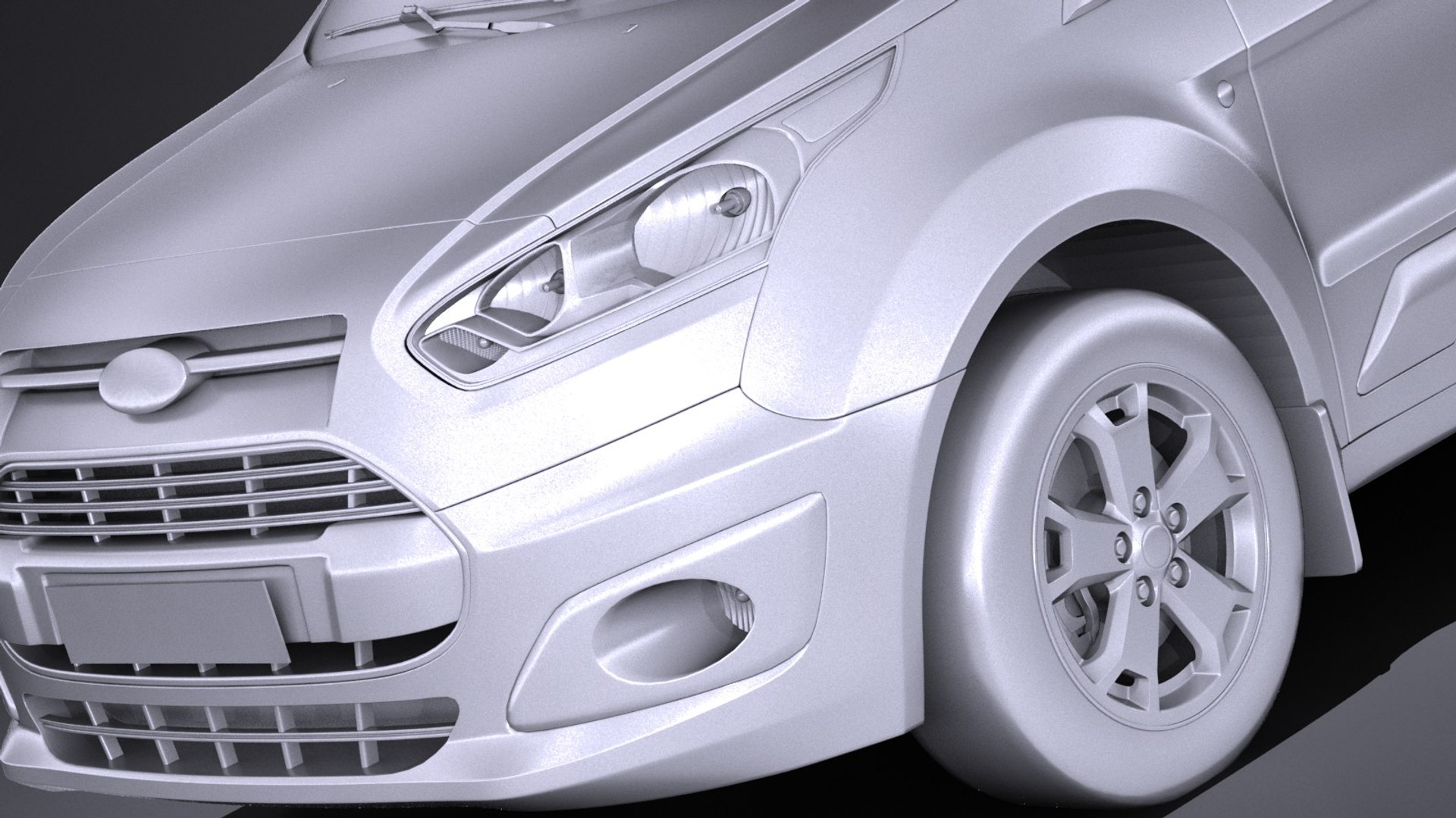 Transit Connect 2016 3D Model - TurboSquid 1283796