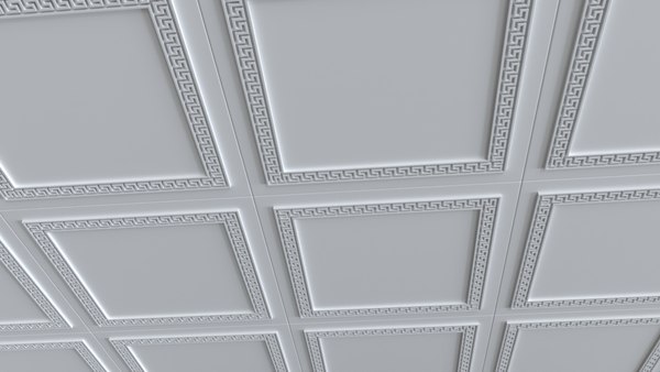 3D ceiling tiles greek style - TurboSquid 1540792