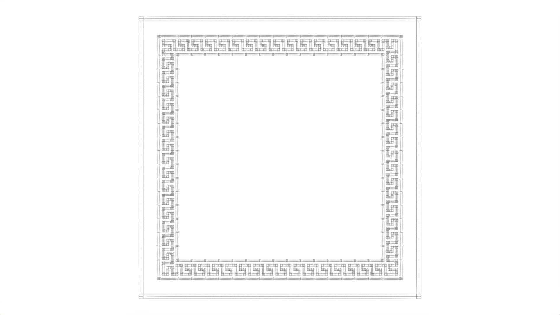 3D Ceiling Tiles Greek Style - TurboSquid 1540792