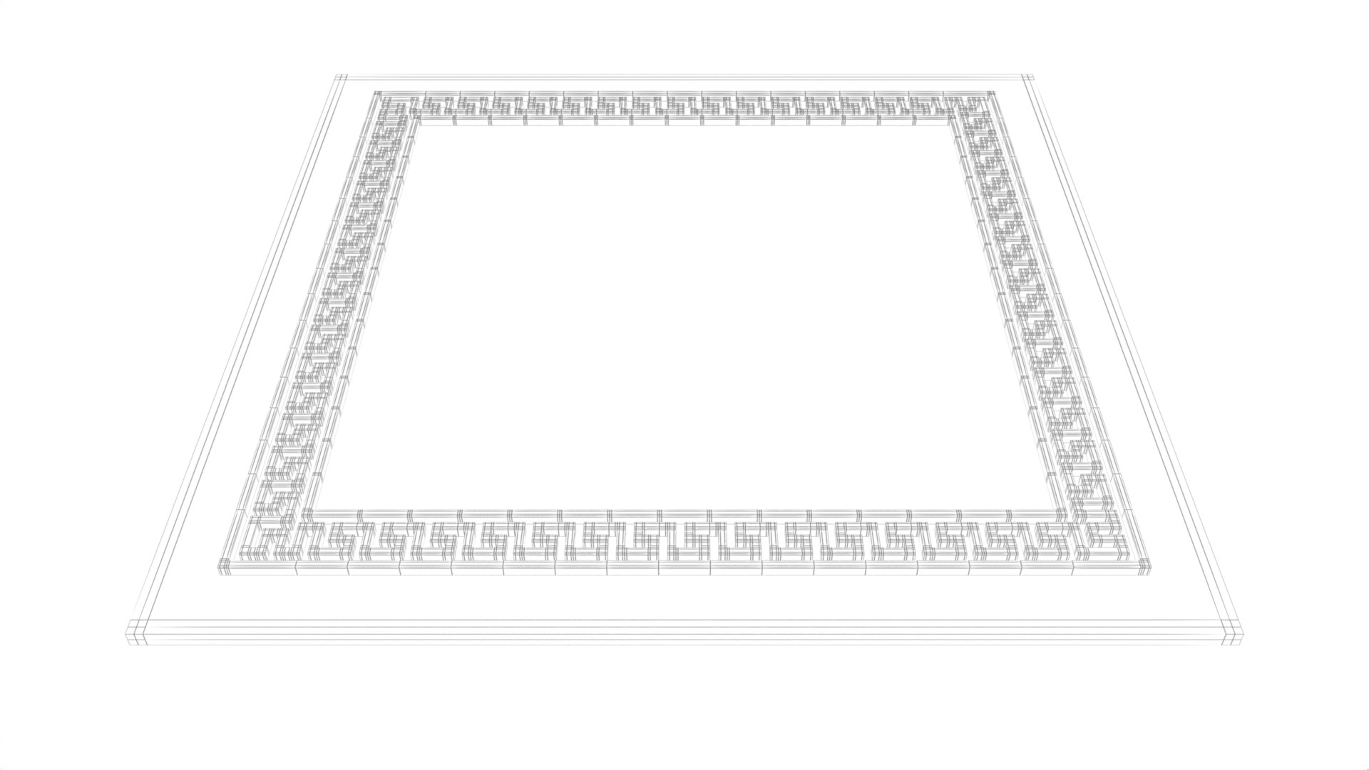 3D Ceiling Tiles Greek Style - TurboSquid 1540792