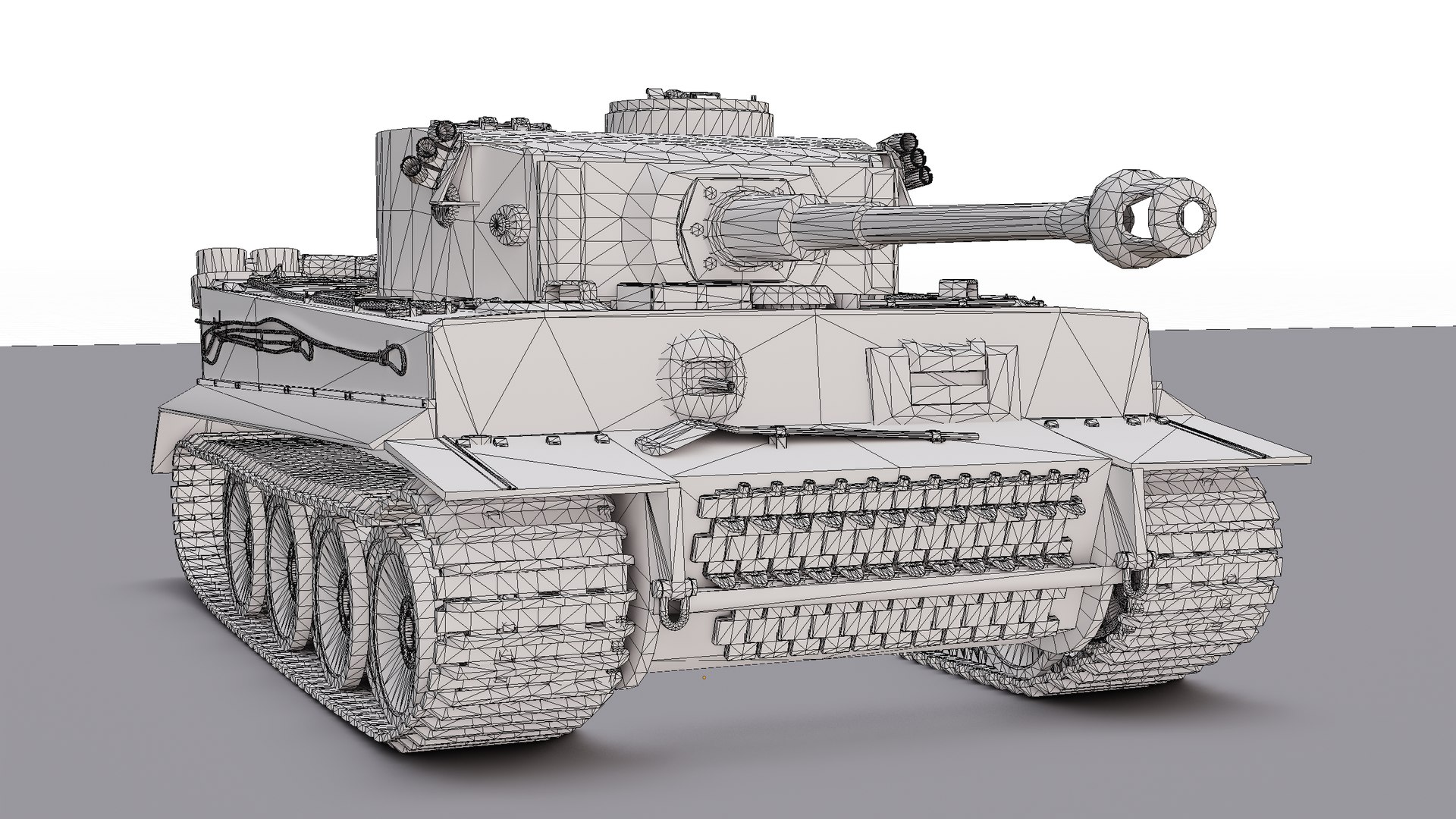 3D Tiger 1 Tank Pbr - TurboSquid 1484547