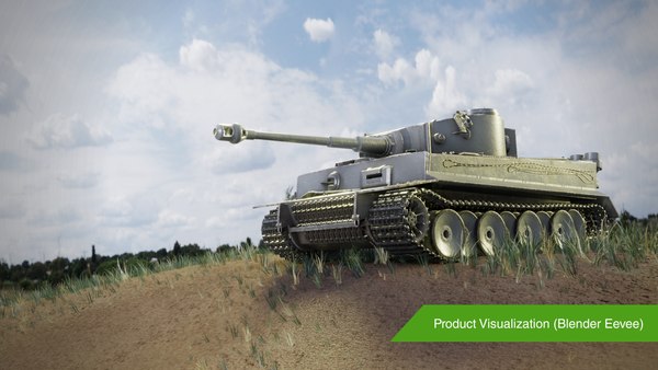 modelo 3d Tiger 1 Tank - Pz.Kpfw.Tiger Ausf. E (PBR) - TurboSquid 1484547