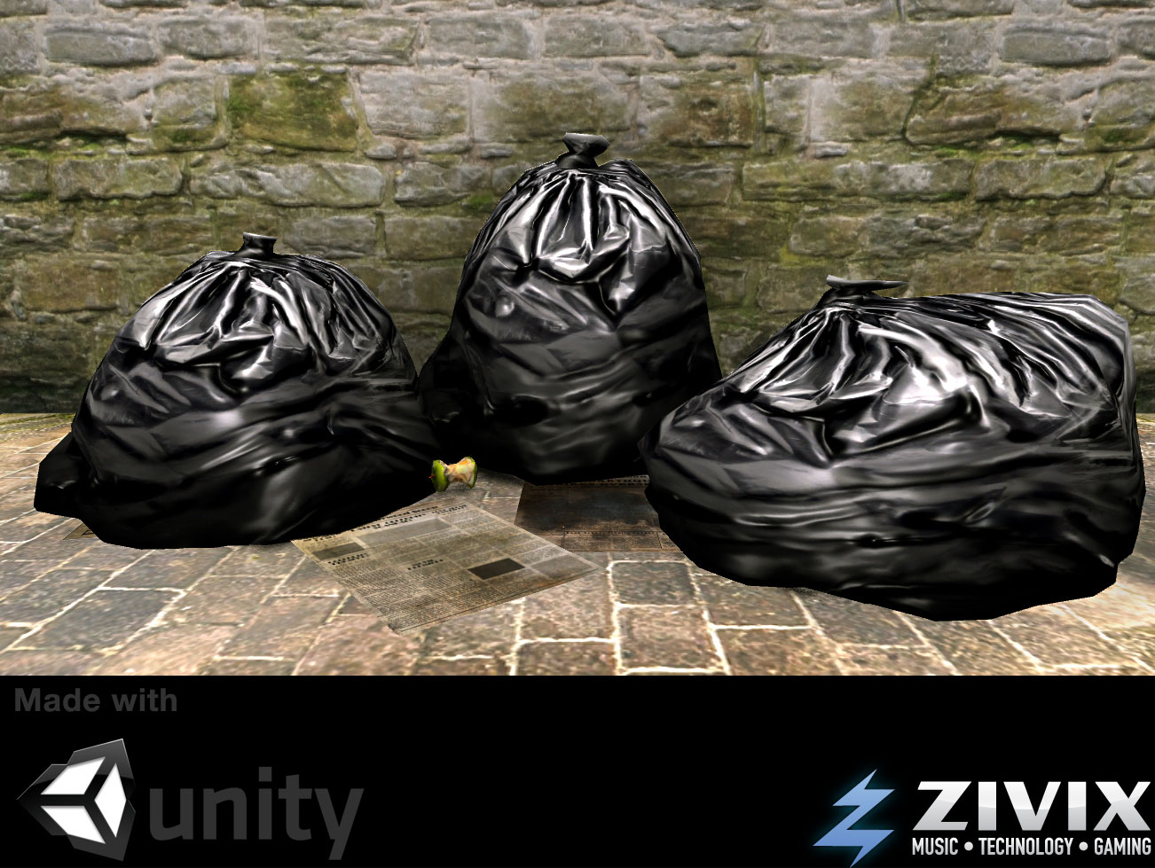 3ds max ready garbage bags gaming