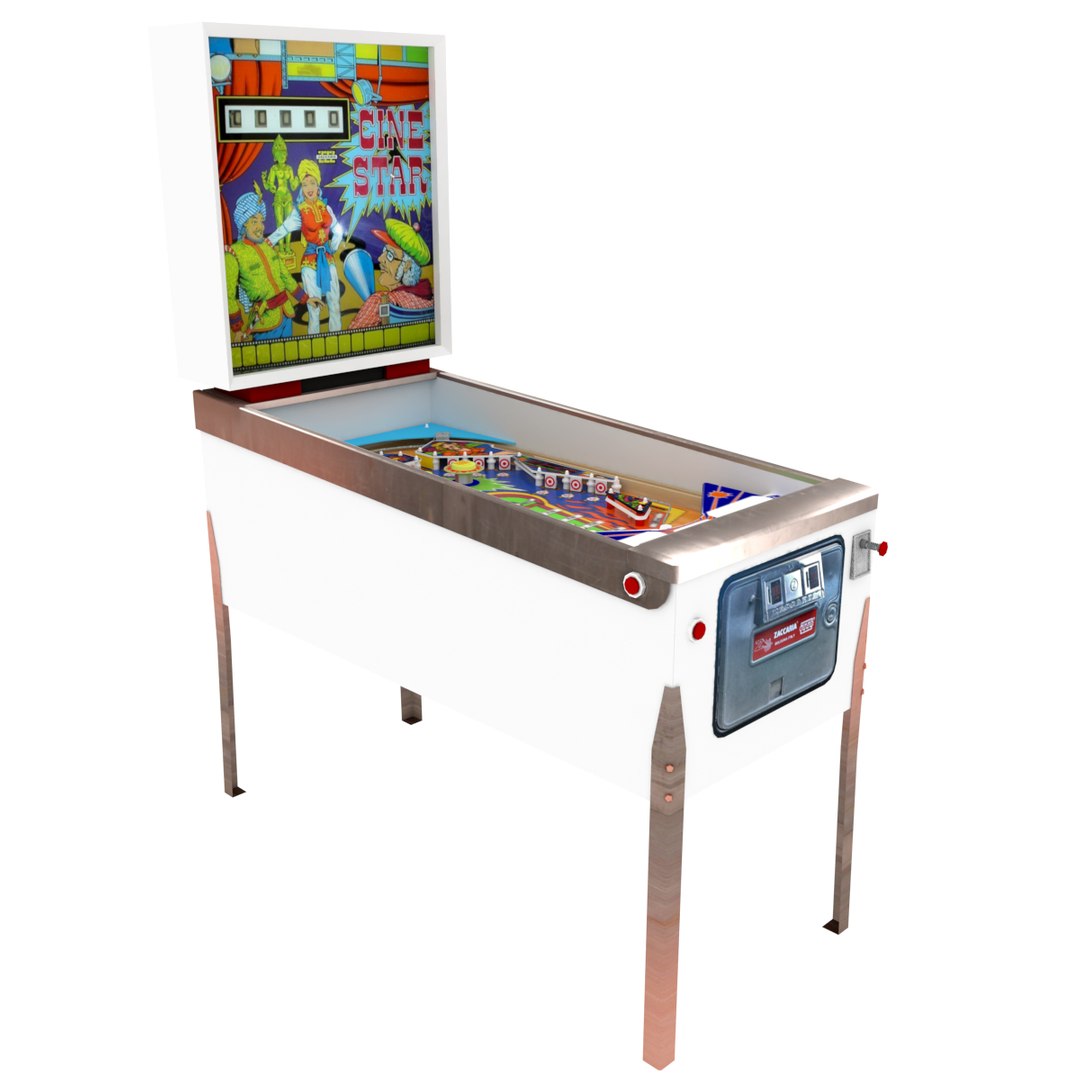 3D Cine Star Pinball Zaccaria - TurboSquid 1436044