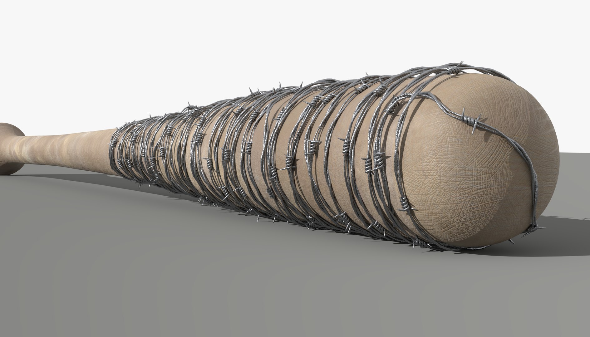 Baseball Bat Barbed Wire 3D Model - TurboSquid 1236058