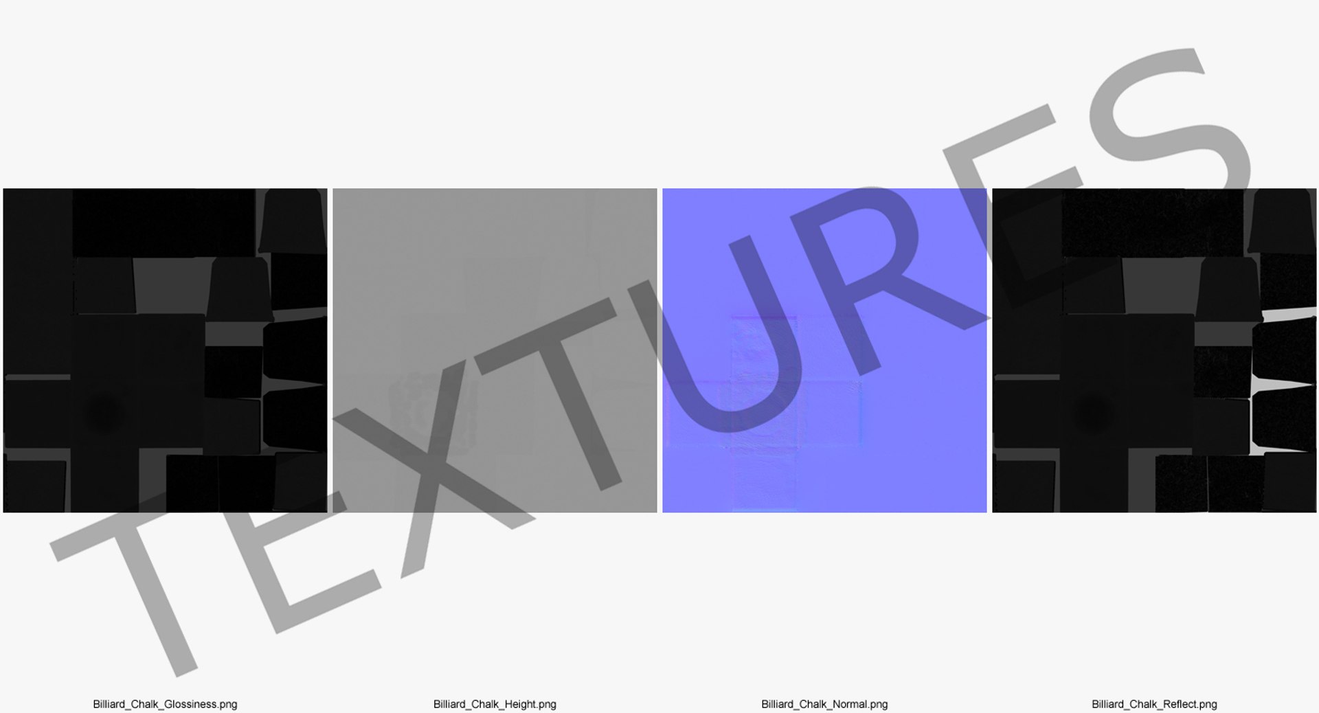 Pool Cue Chalk 3D Model - TurboSquid 1208070