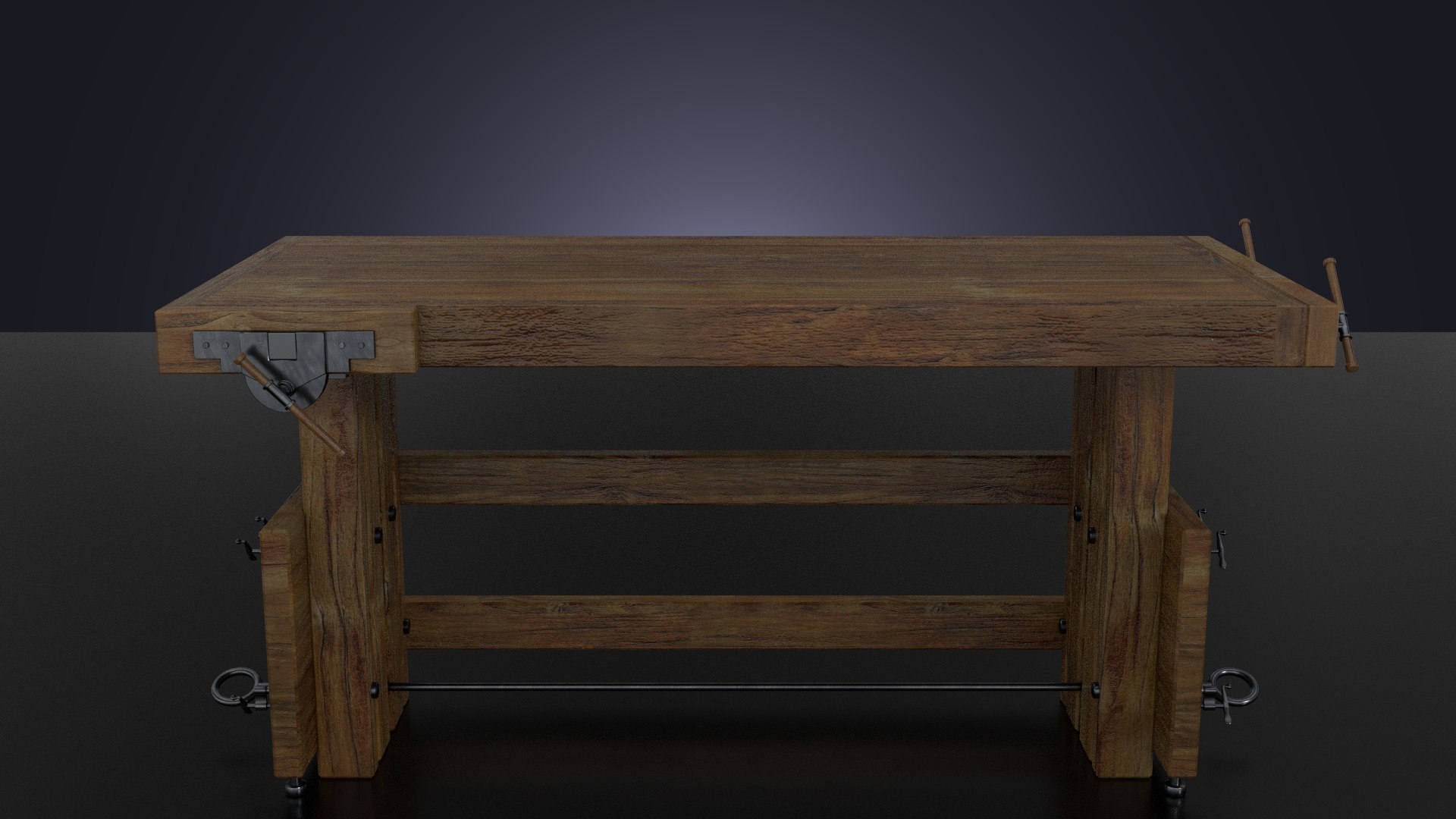 3d Workbench Table Model