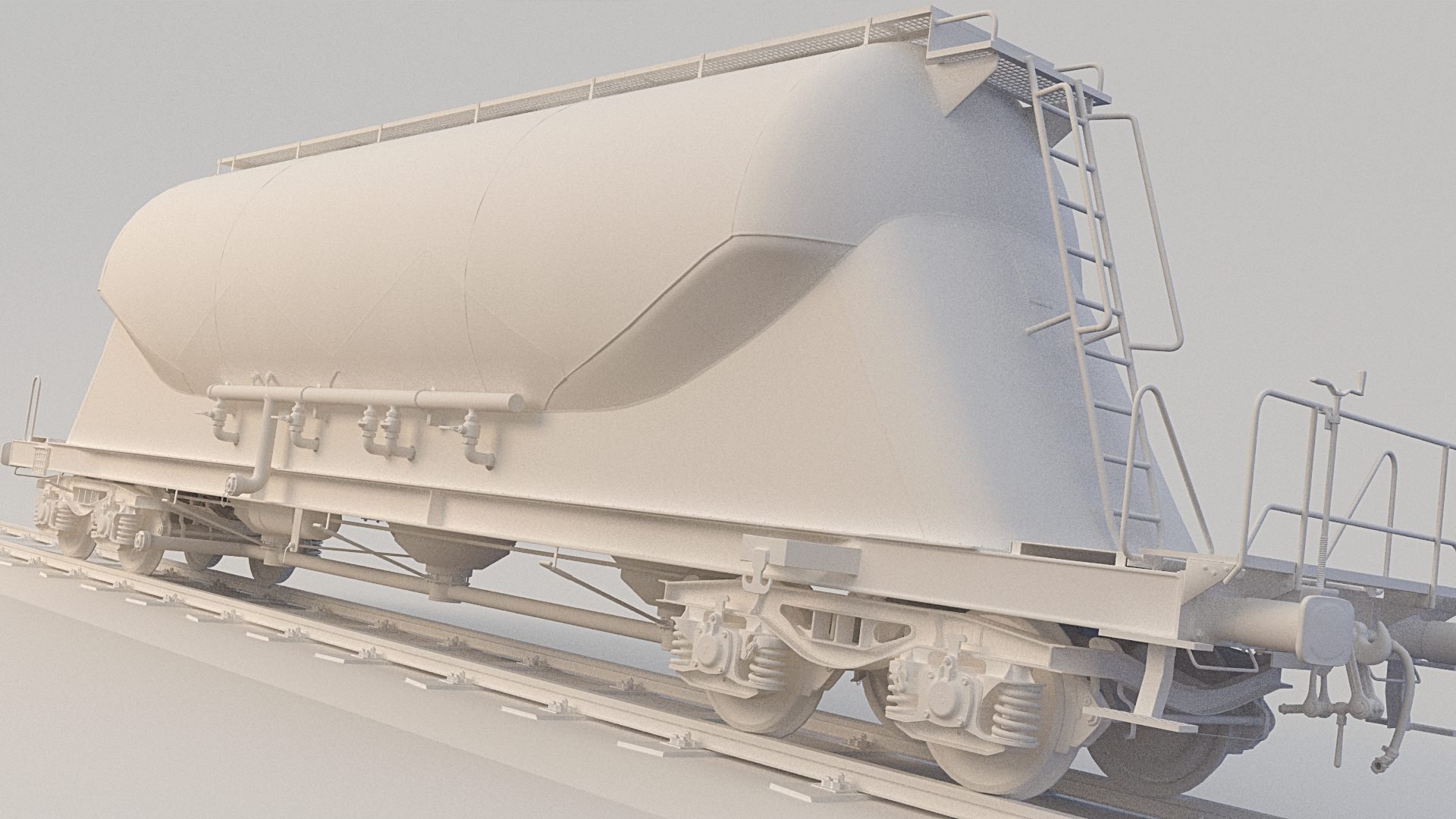 3D train tank tanker model - TurboSquid 1524204