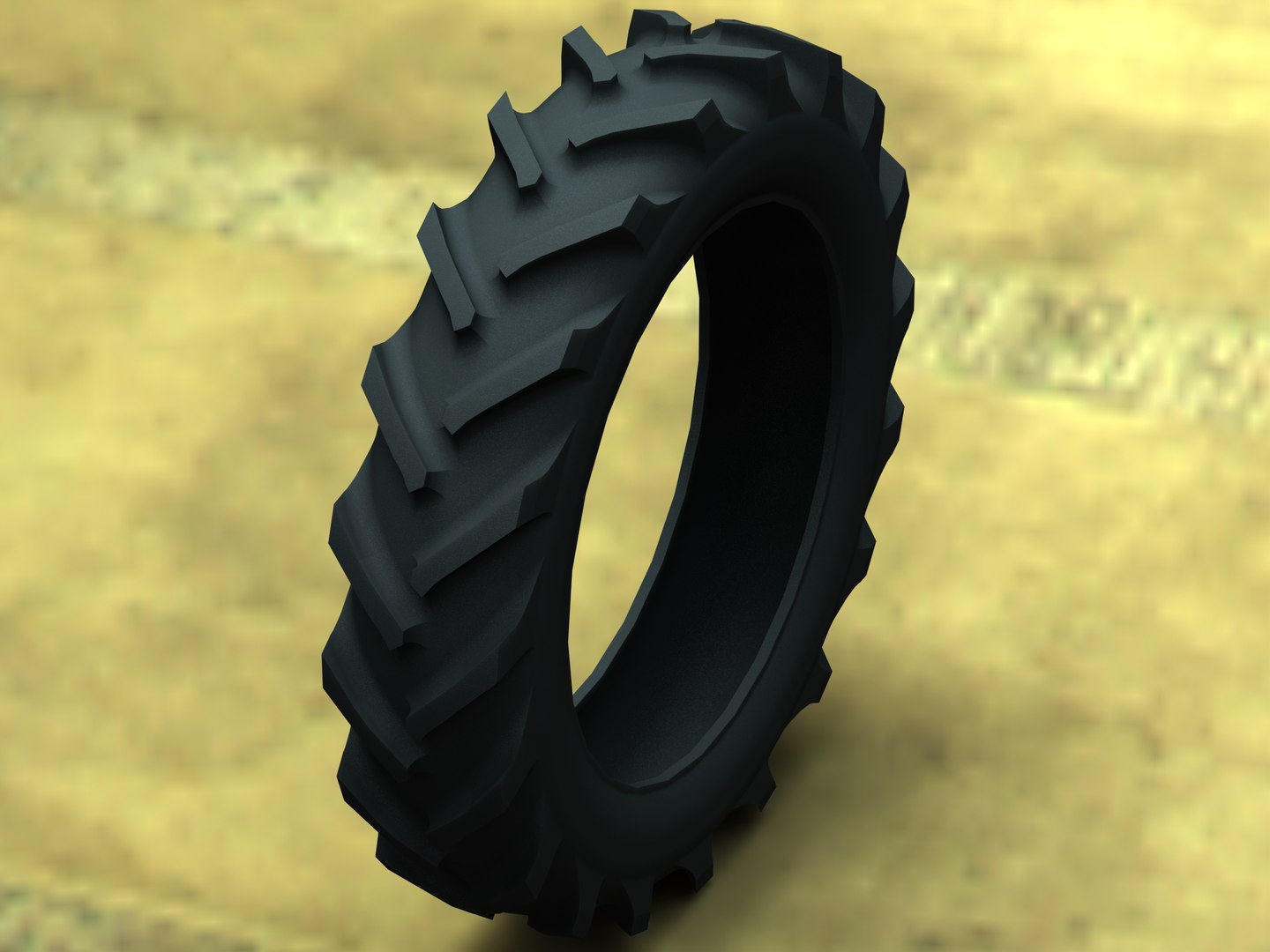 3D model Field Road Rear Tractor Tires - TurboSquid 2156700