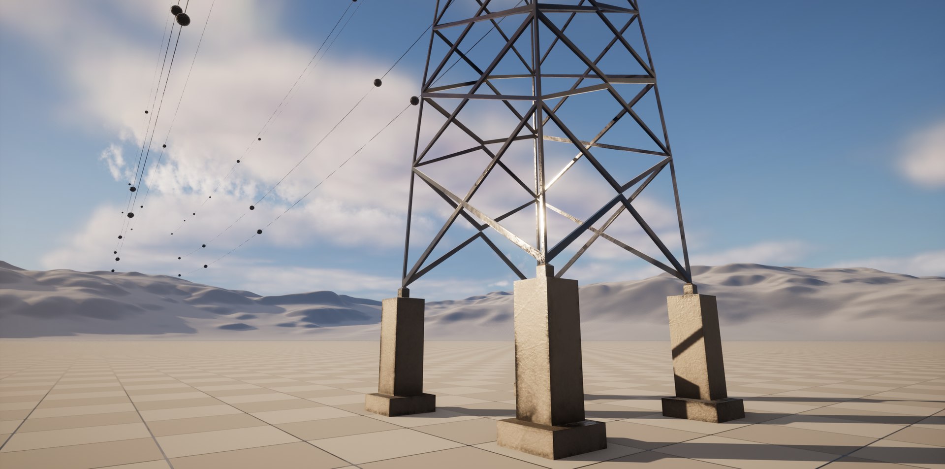 3D Transmission Electrical Broadcast Tower Model - TurboSquid 2078910