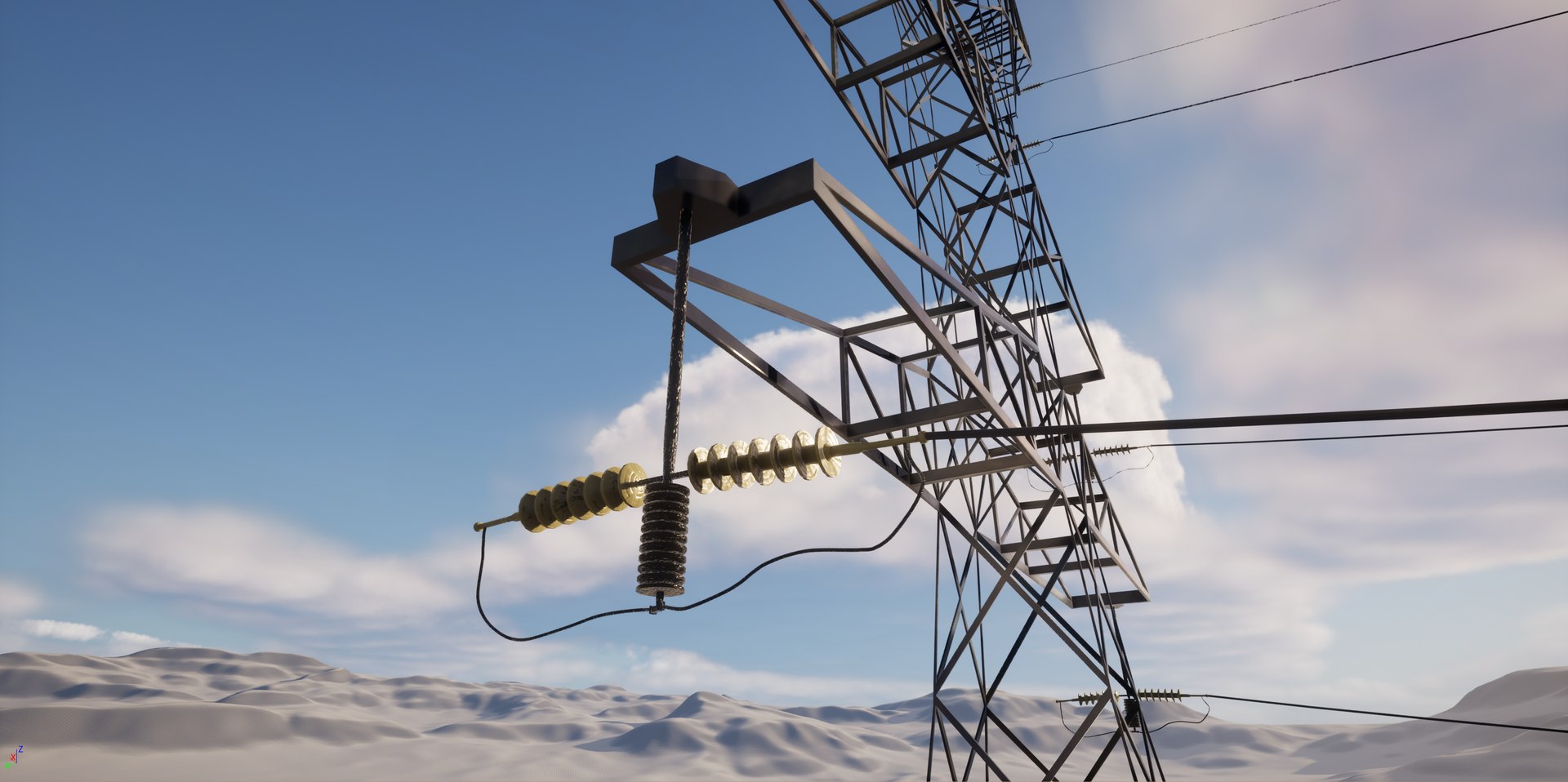 3D Transmission Electrical Broadcast Tower Model - TurboSquid 2078910