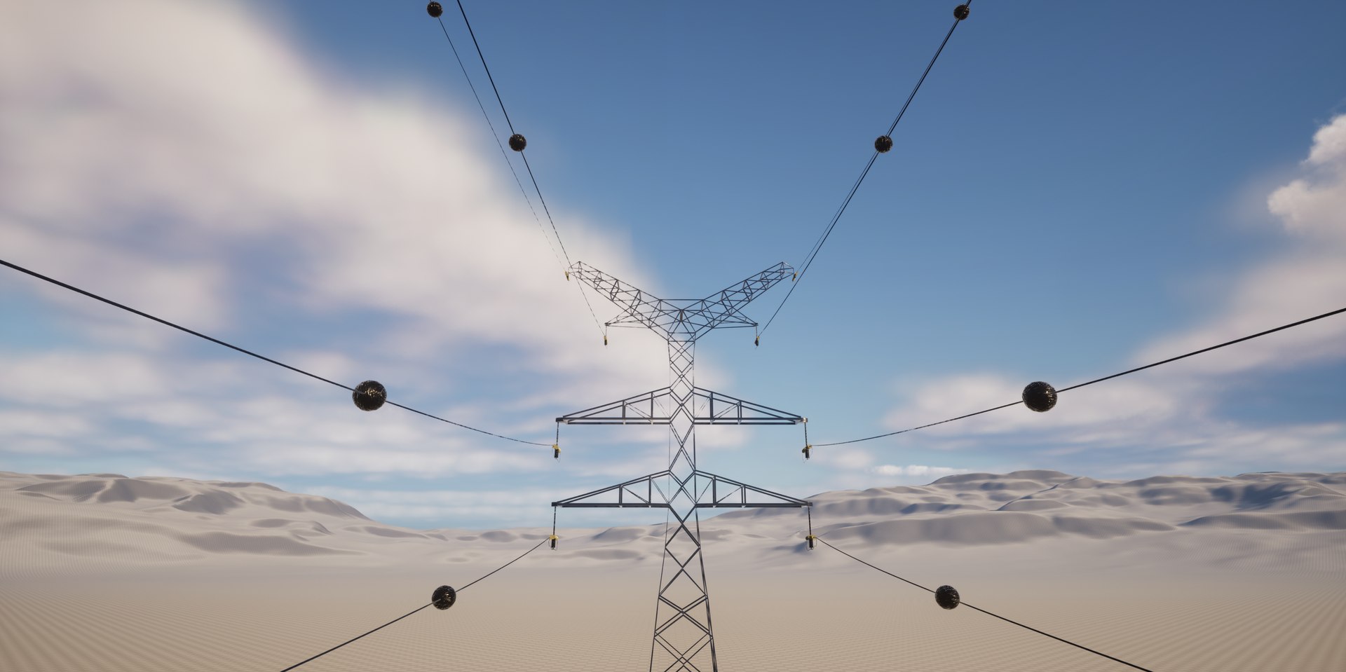 3D Transmission Electrical Broadcast Tower Model - TurboSquid 2078910