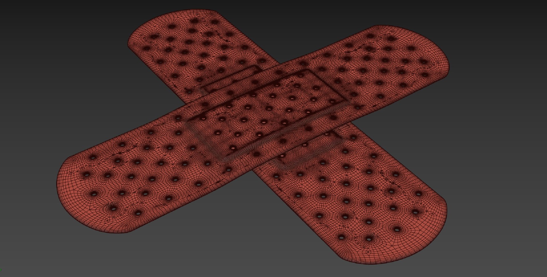 3D Band Aid Cross - TurboSquid 1854603