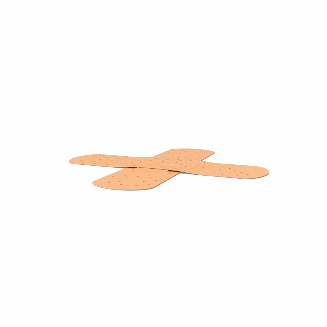 3D Band Aid Cross - TurboSquid 1854603