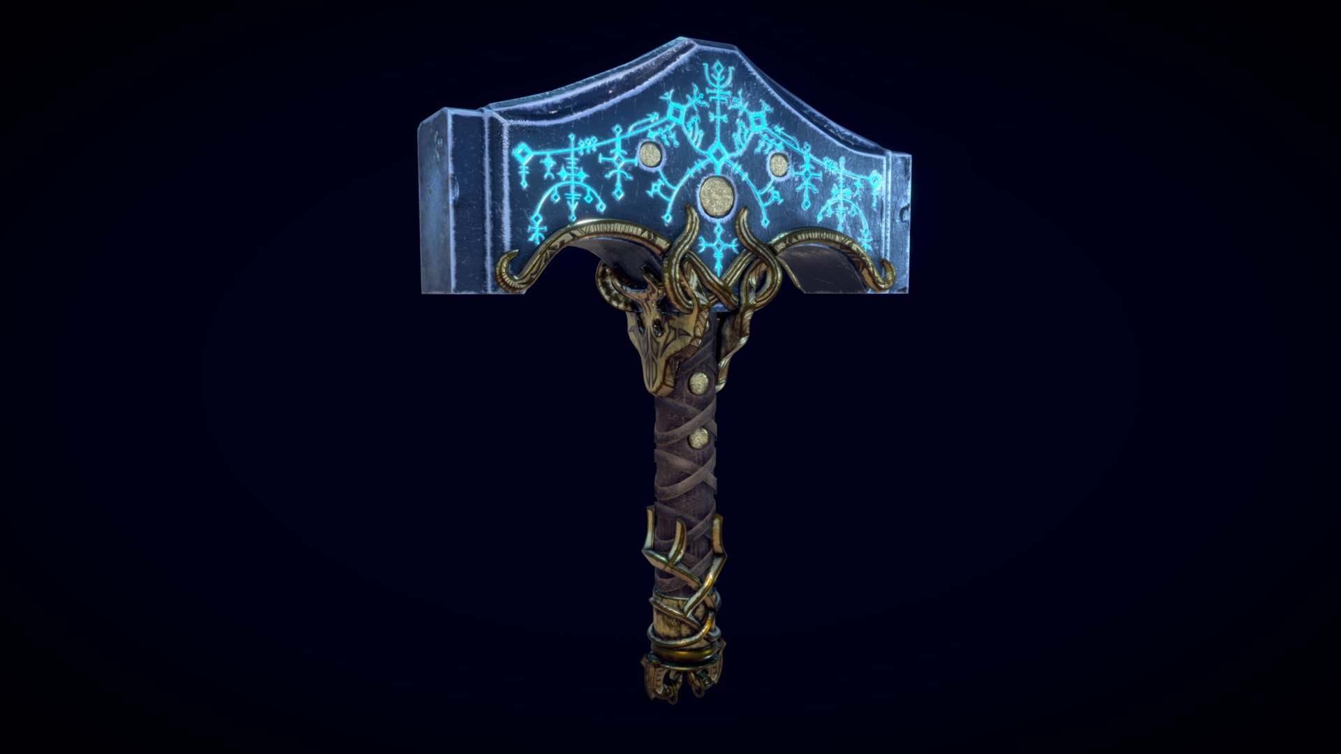 Mjolnir 3D - TurboSquid 2292928