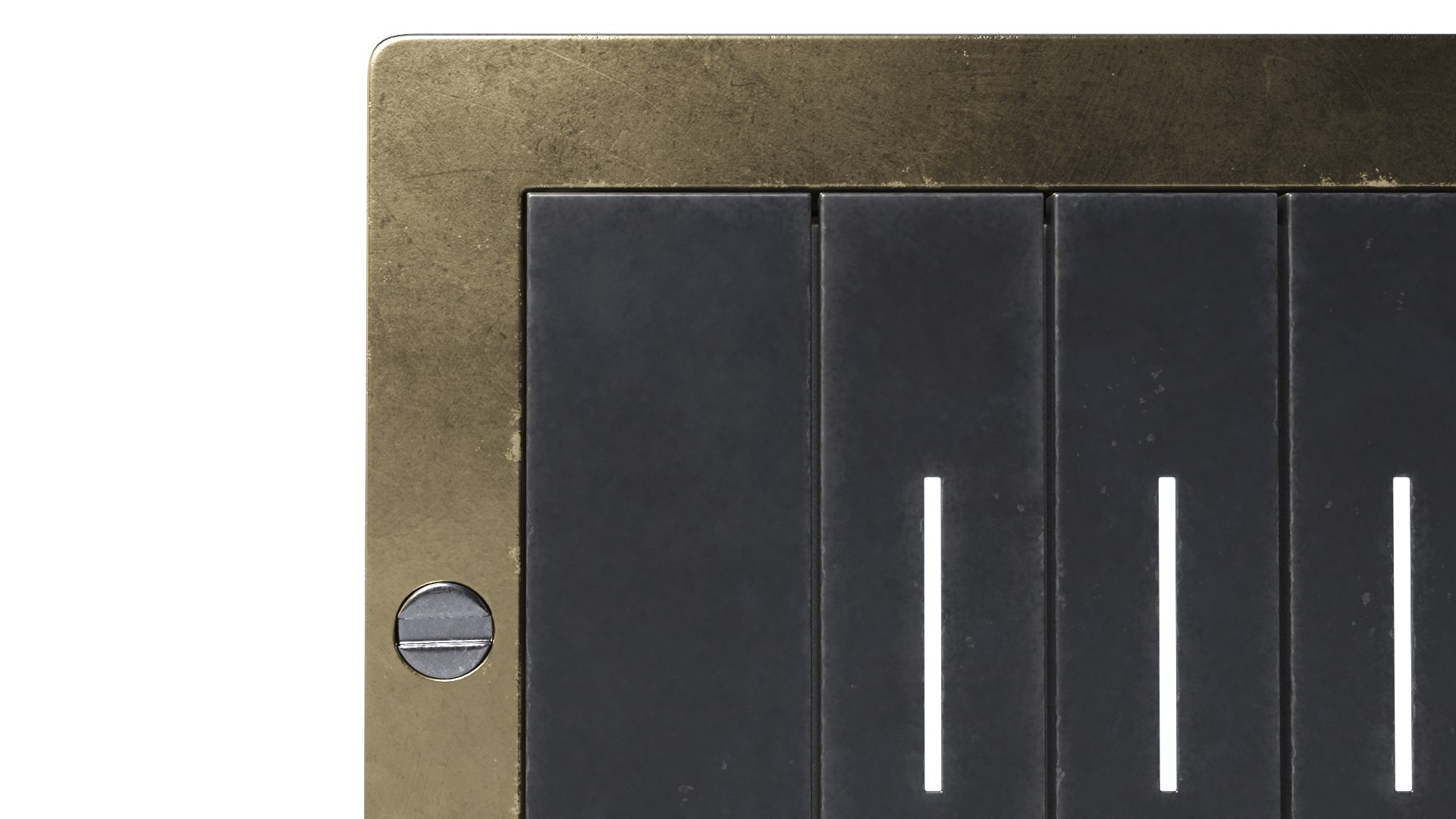 Vintage Golden Switch Model - TurboSquid 2278906