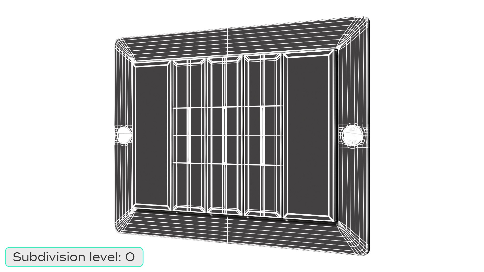 Vintage Golden Switch Model - TurboSquid 2278906