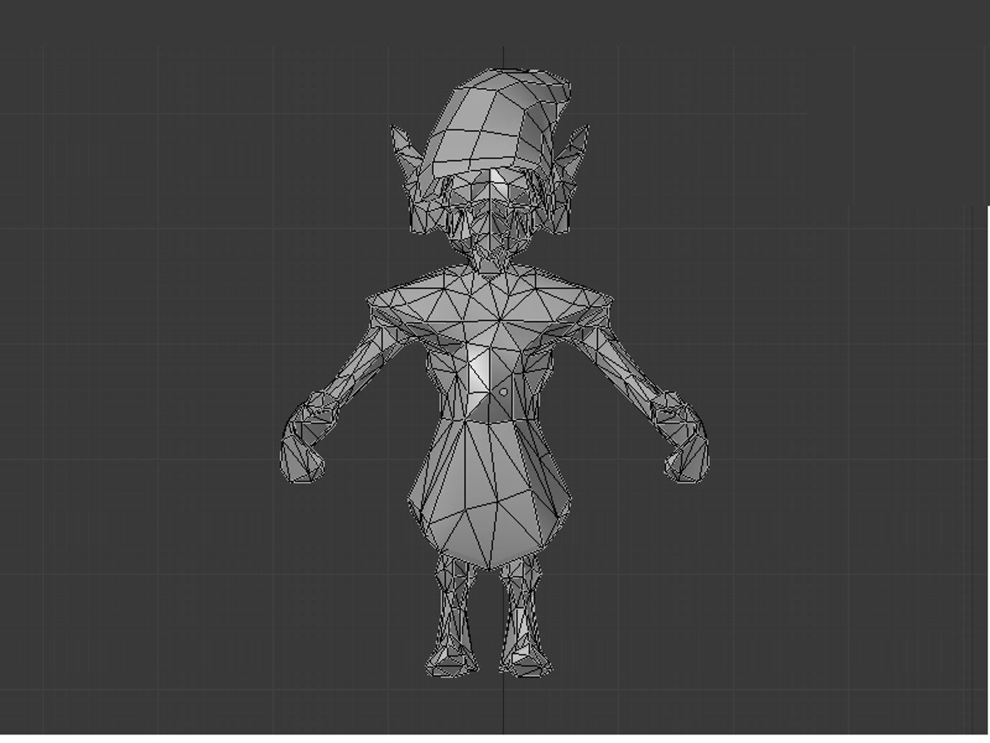 Low-poly Goblin 3d Model