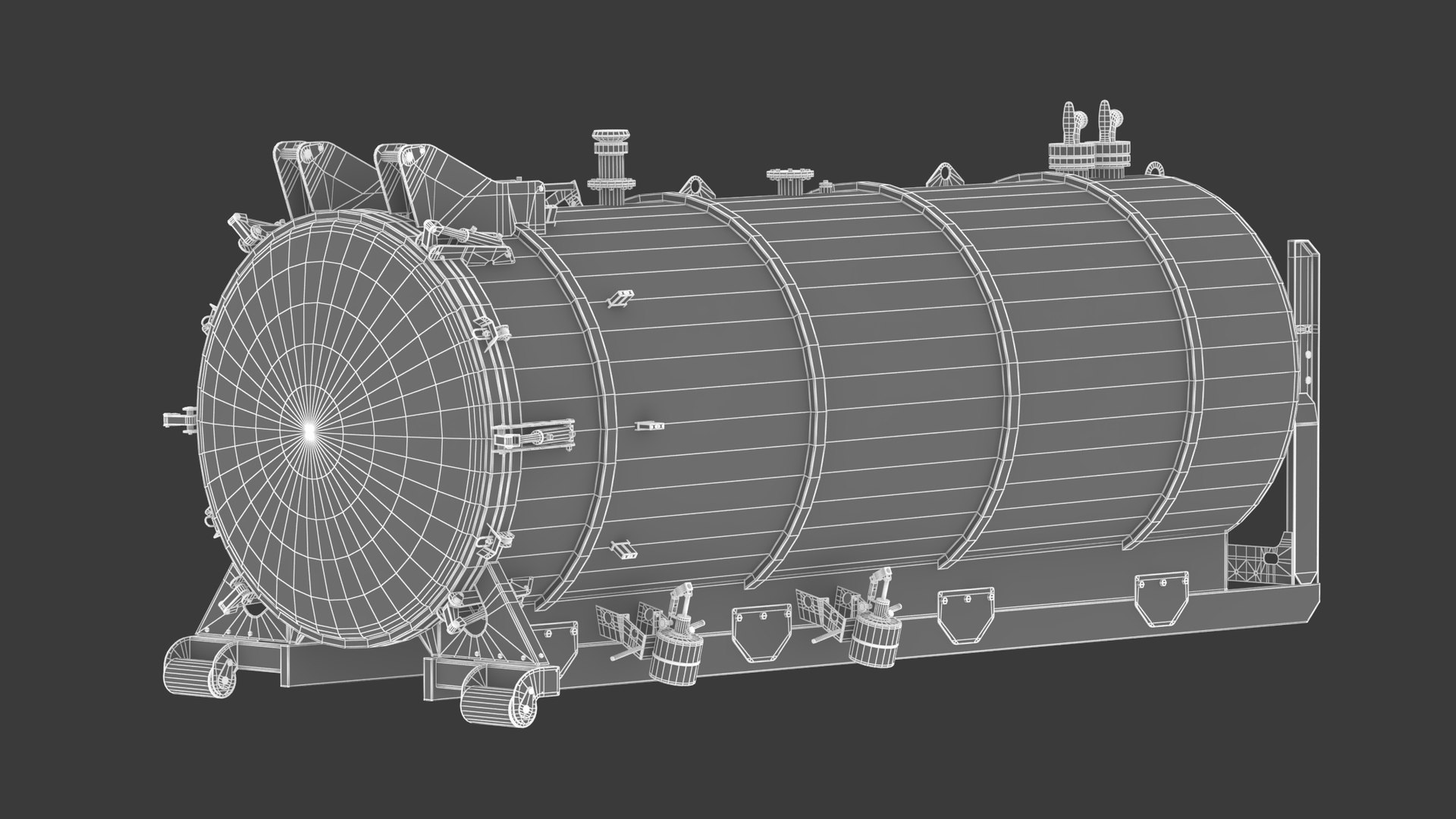 Loose Cargo Compact Containertank CT 13000 3D Model - TurboSquid 2372265