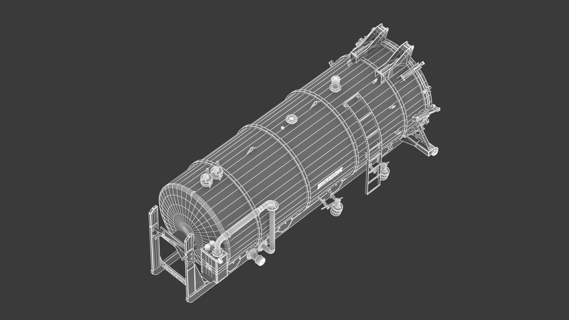 Loose Cargo Compact Containertank CT 13000 3D Model - TurboSquid 2372265