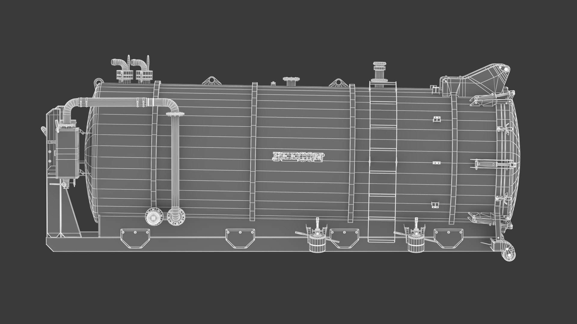 Loose Cargo Compact Containertank CT 13000 3D Model - TurboSquid 2372265