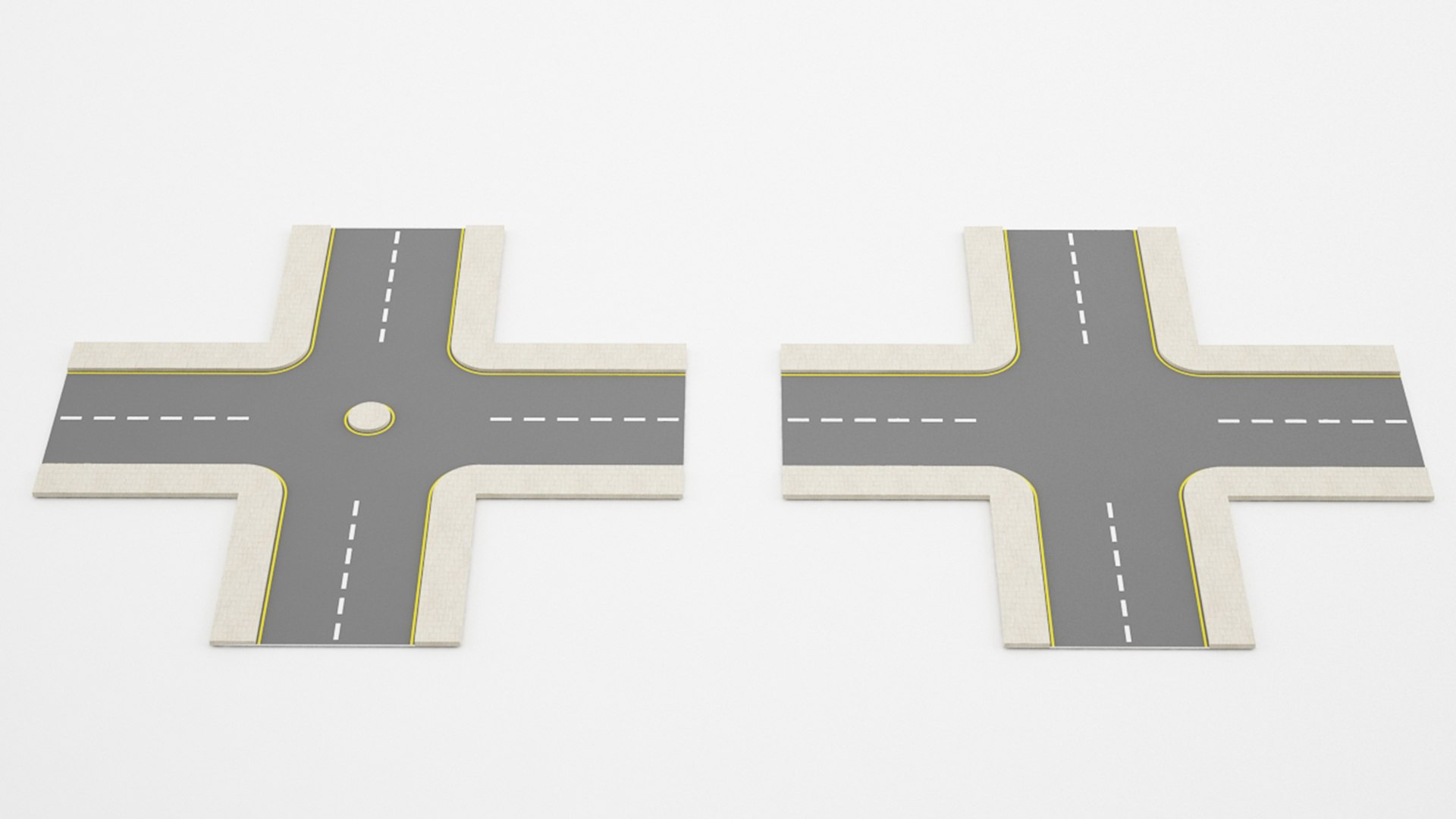 Road Path Pavement 3D Model - TurboSquid 2009730