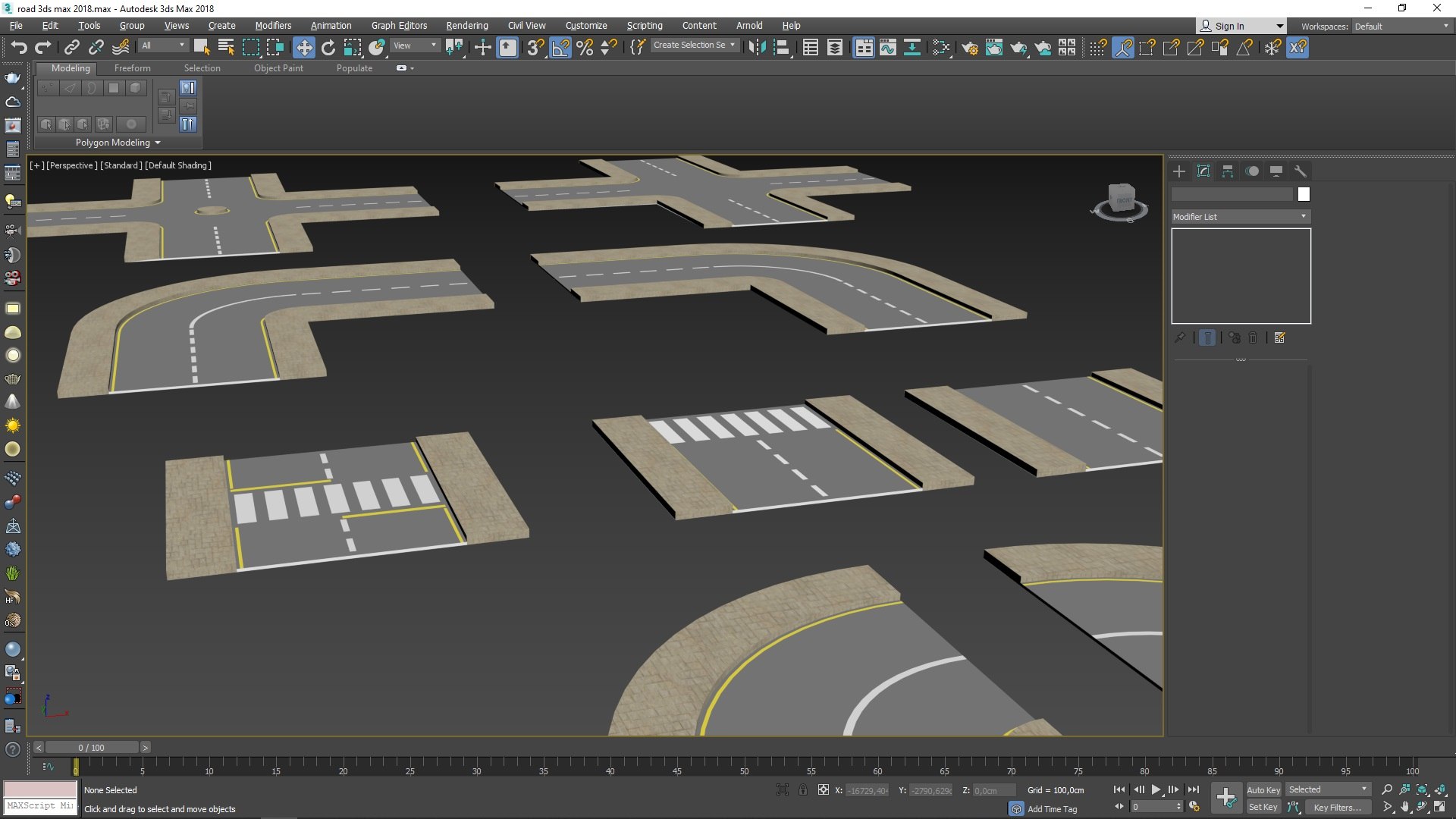Road Path Pavement 3D Model - TurboSquid 2009730