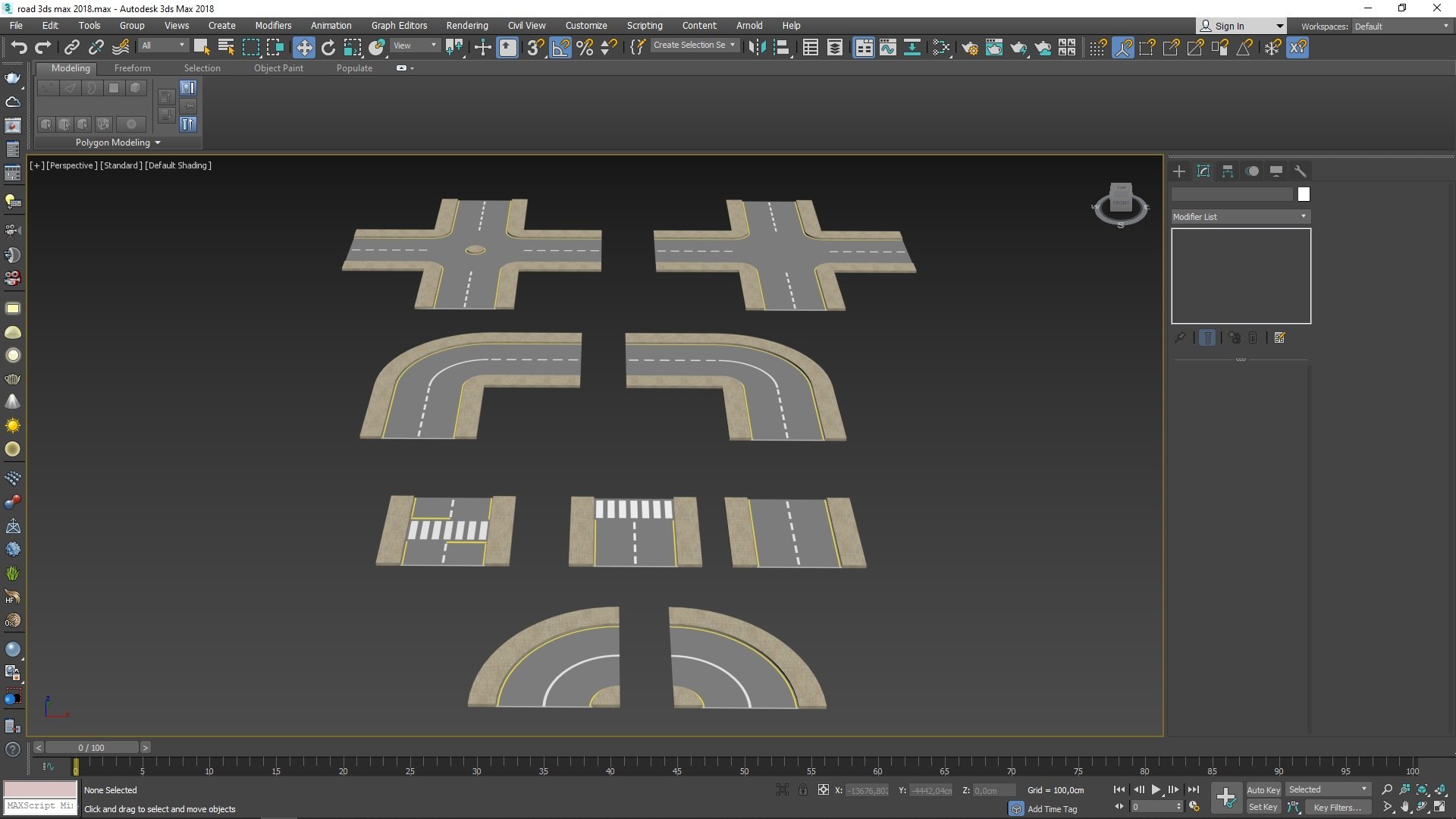 Road Path Pavement 3D Model - TurboSquid 2009730