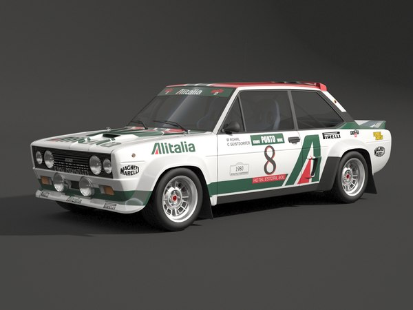 131 rally fiat 3D - TurboSquid 1207203