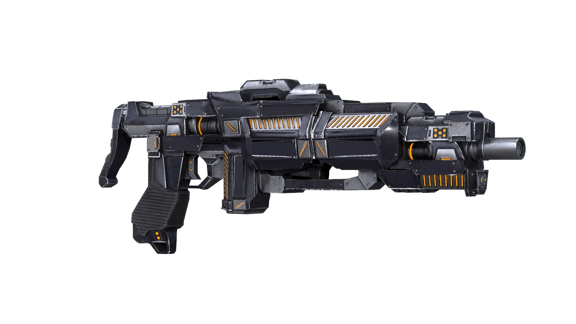 Rifle Submachine Gun Assault 3D Model - TurboSquid 1694985