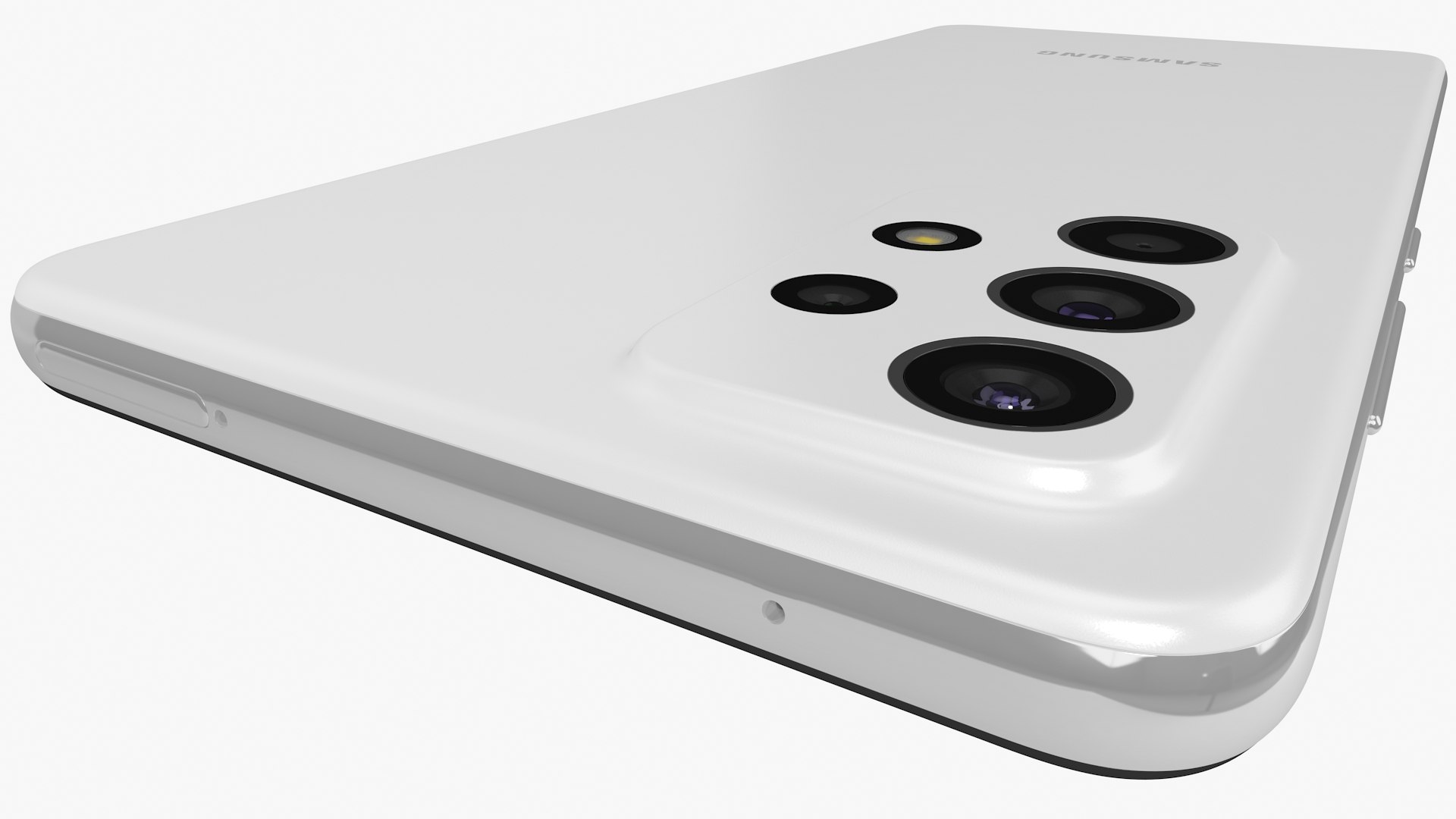 Samsung Galaxy A52s White 3D Model - TurboSquid 1782200
