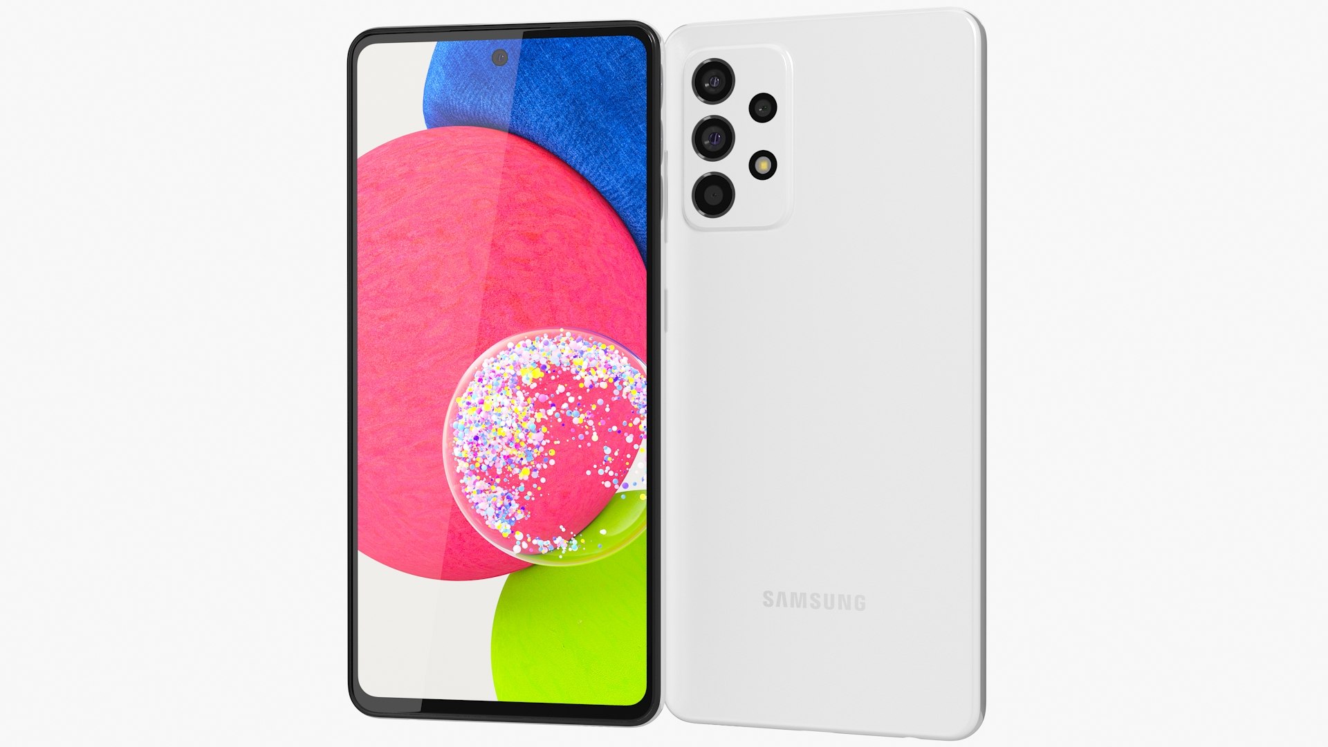 Samsung Galaxy A52s White 3D model - TurboSquid 1782200