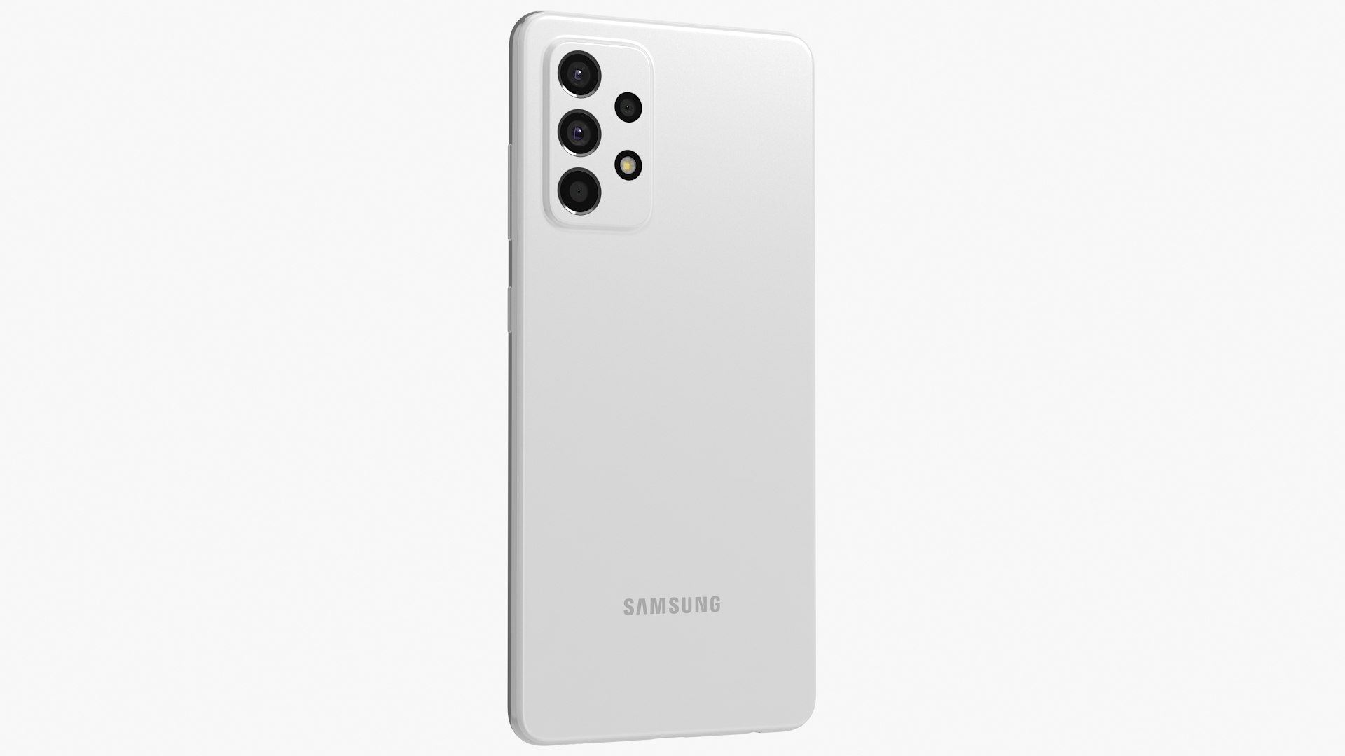 Samsung Galaxy A52s White 3D Model - TurboSquid 1782200