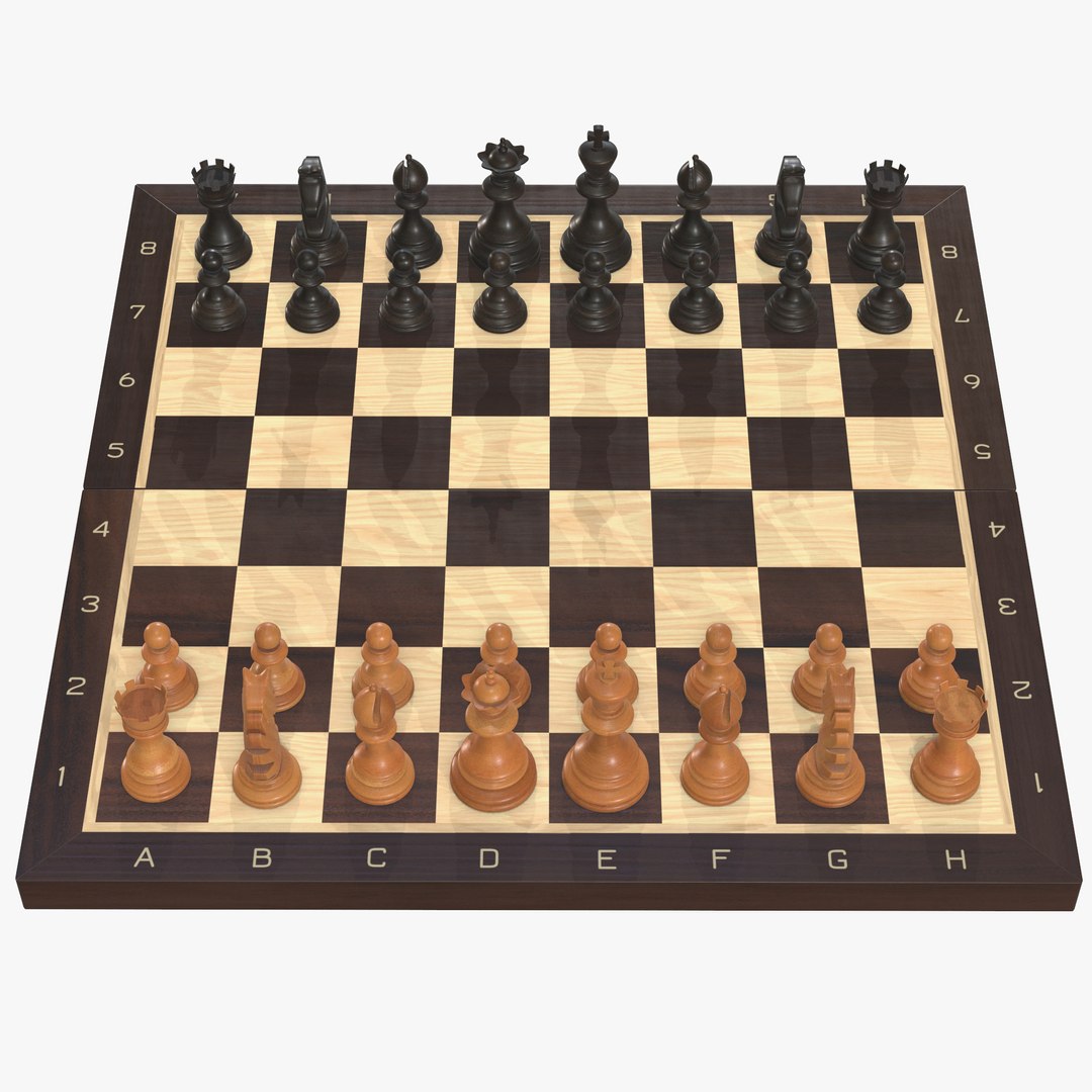 3D chess board model - TurboSquid 1413833