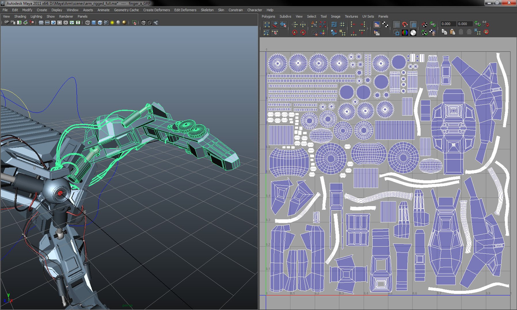 maya robot arm limited